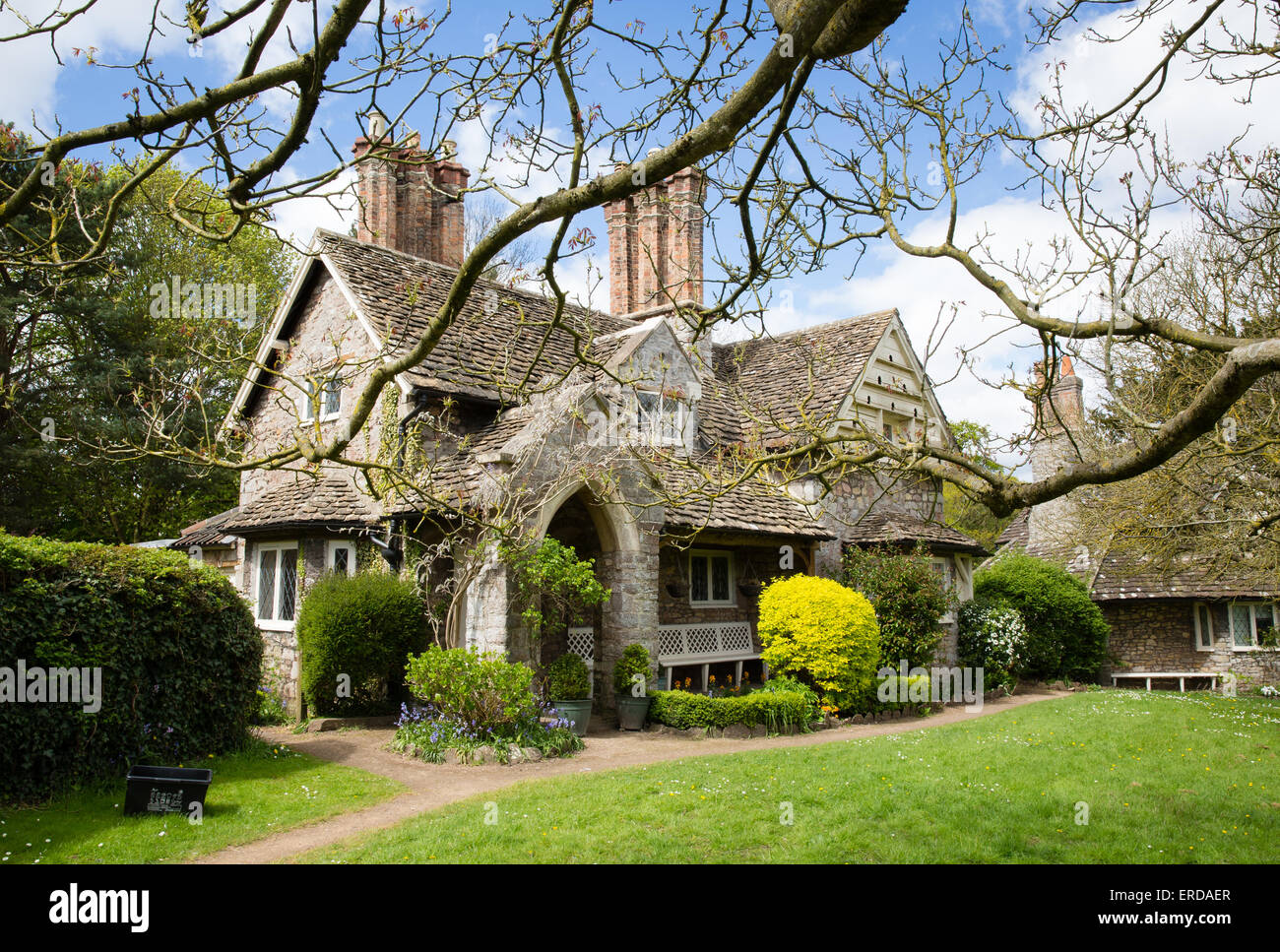 Doulble Cottage Blaise Hamlet - a Picturesque style group of nine ...