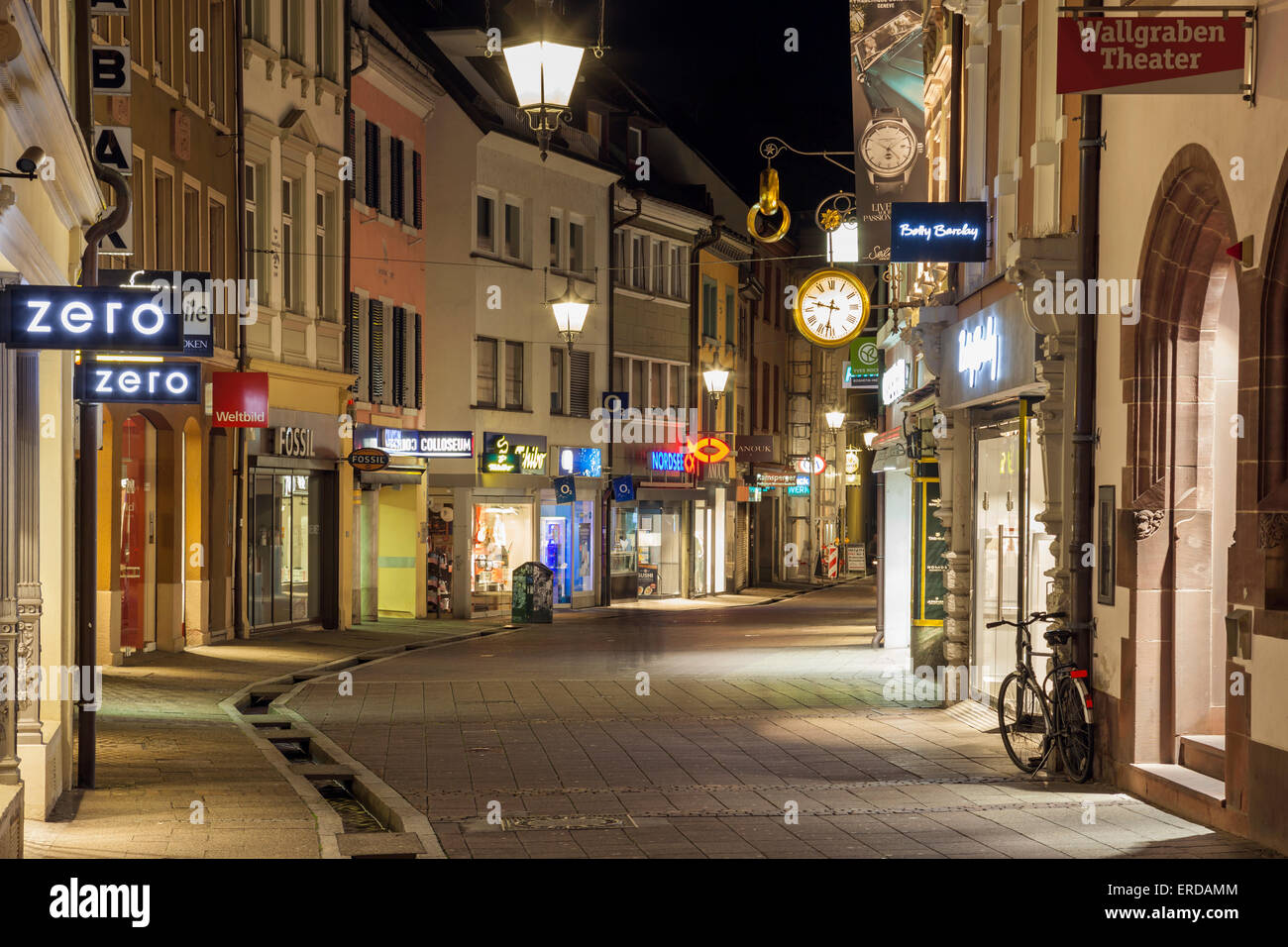 Evening in Freiburg, Germany Stock Photo - Alamy