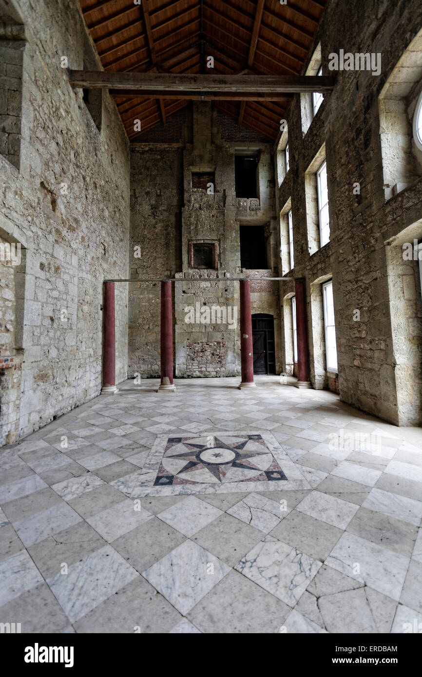 Appuldurcombe House is now a deserted shell, the mansion long abandoned ...