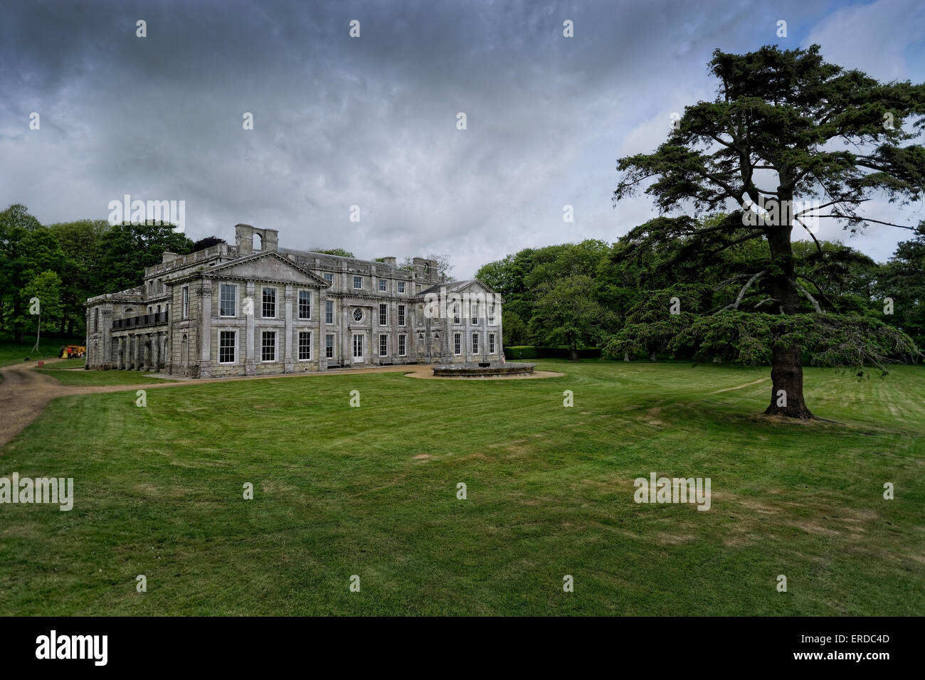 Appuldurcombe House is now a deserted shell, the mansion long abandoned ...