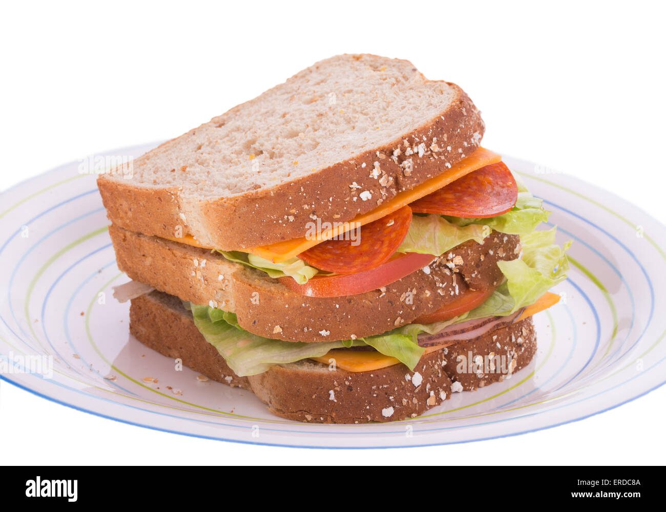 Triple decker sandwich hi-res stock photography and images - Alamy