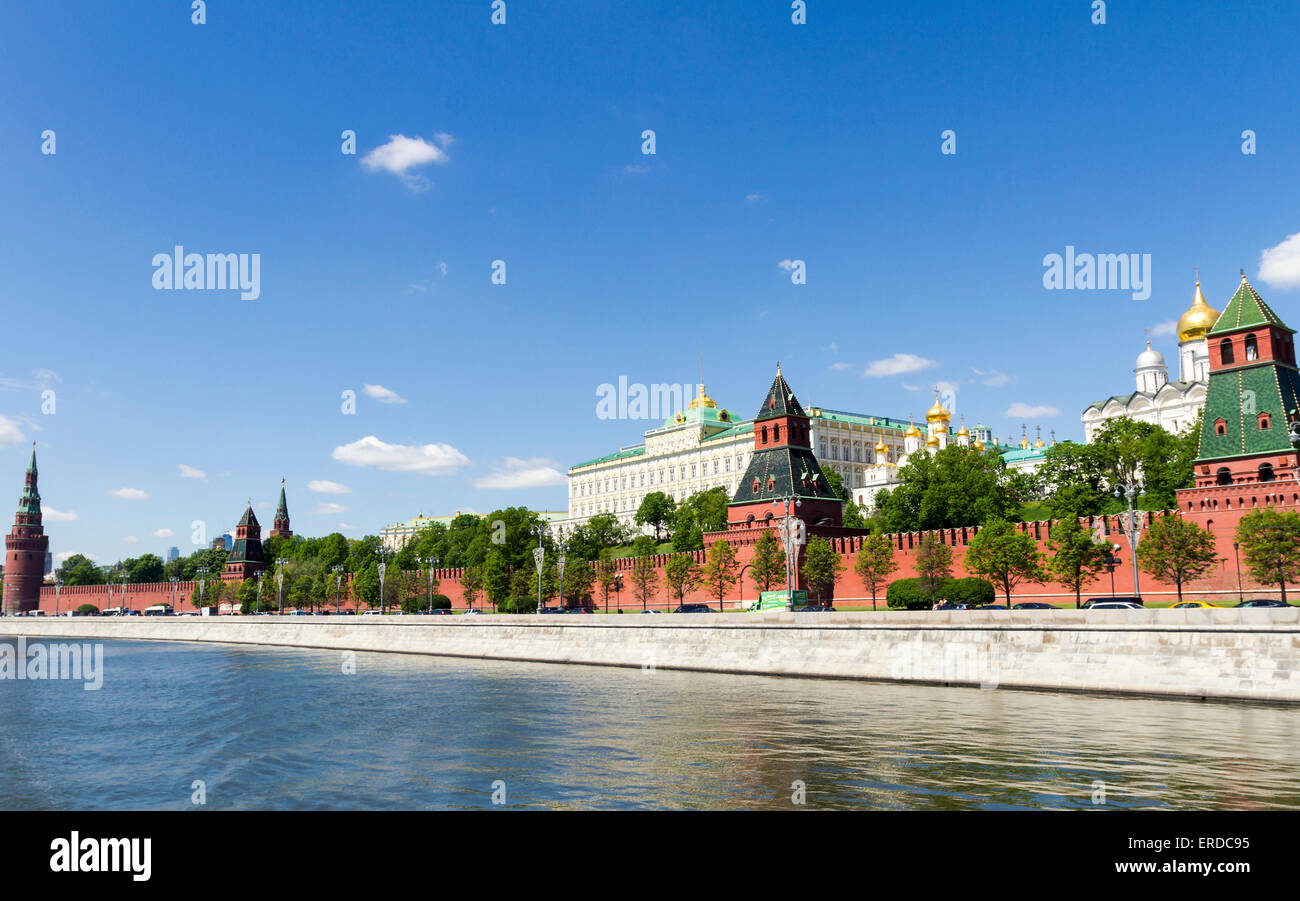 View of Moscow Kremlin Stock Photo - Alamy