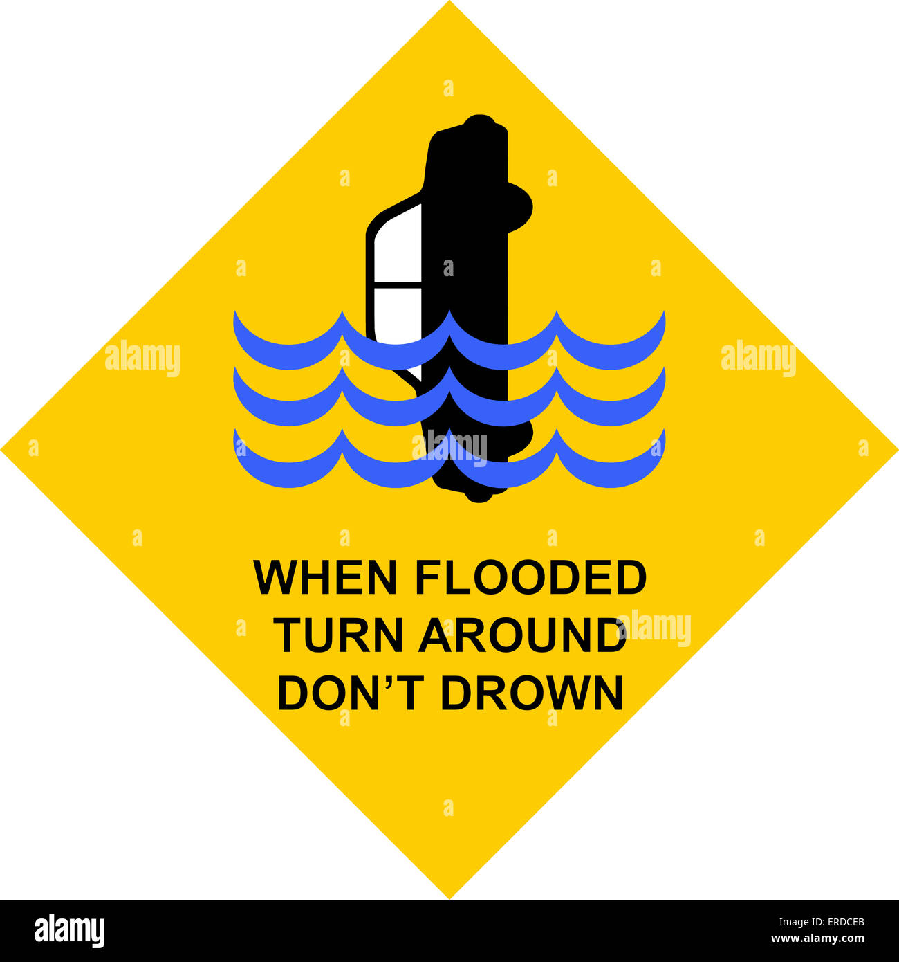 Turn around dont drown hi-res stock photography and images - Alamy