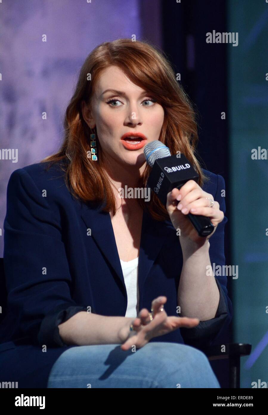 New York, NY, USA. 1st June, 2015. Bryce Dallas Howard at a public ...