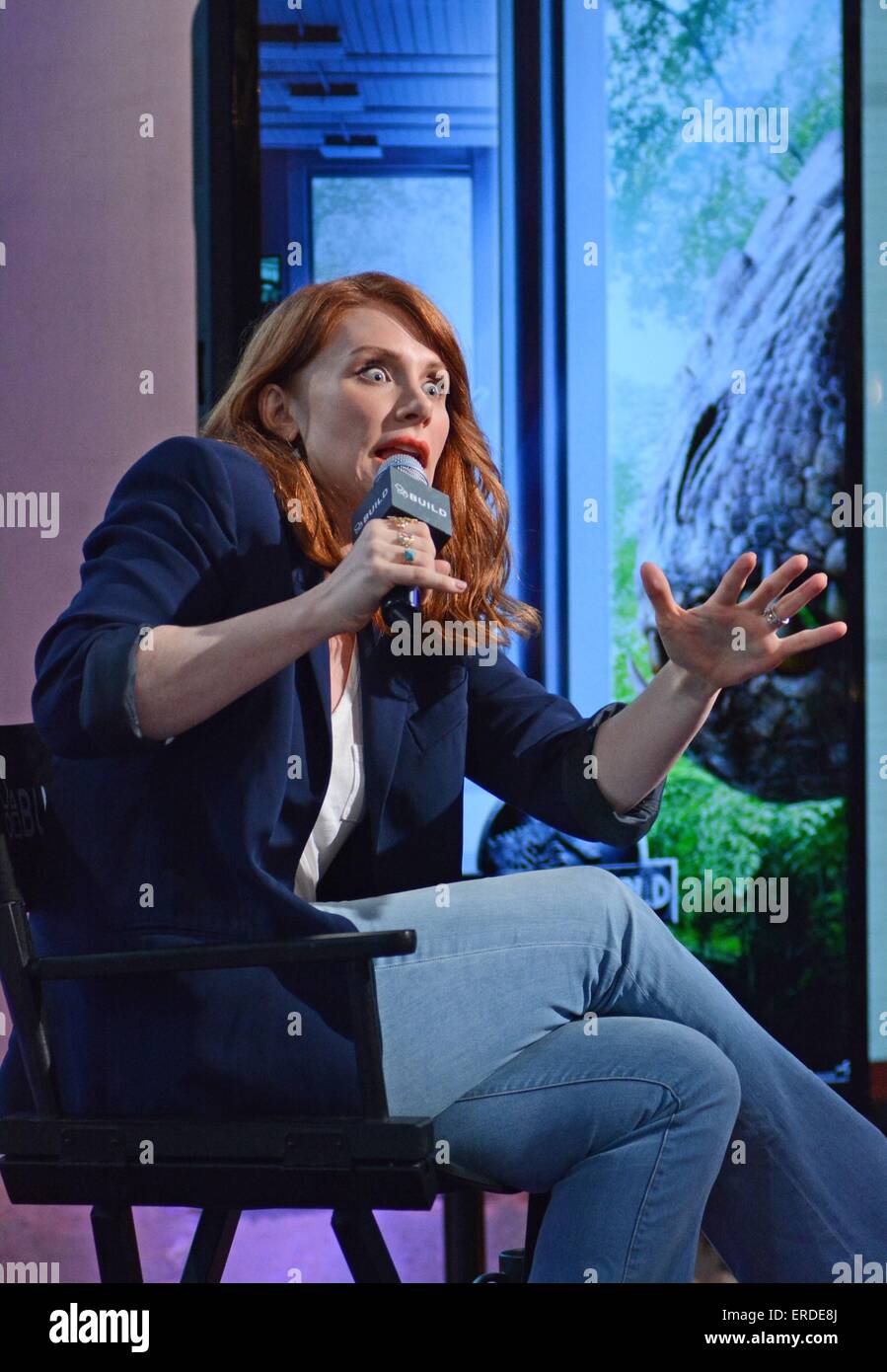 New York, NY, USA. 1st June, 2015. Bryce Dallas Howard at a public ...