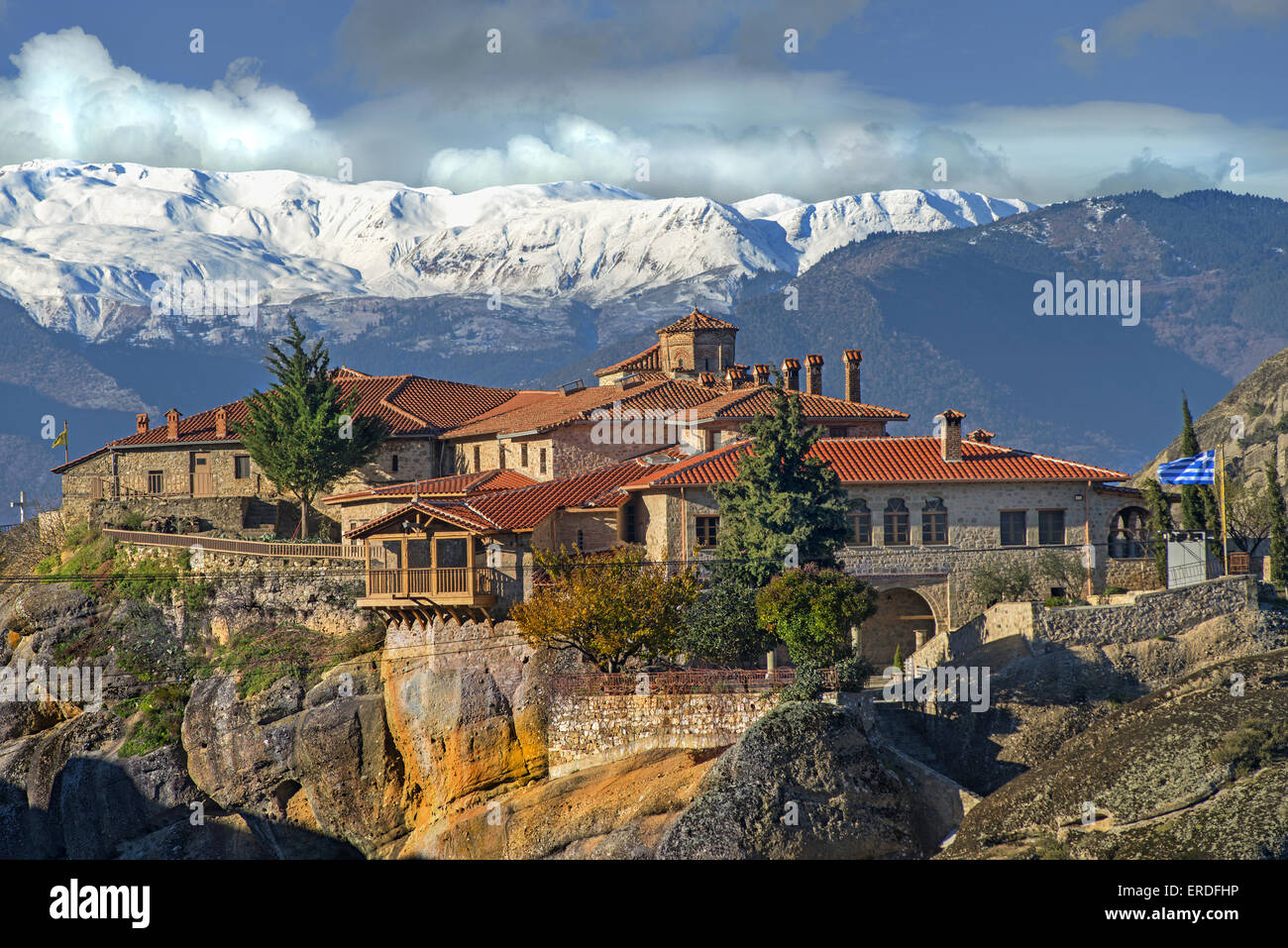 The Holy Trinity (Agia Triada) monastery is situated on the top of one ...