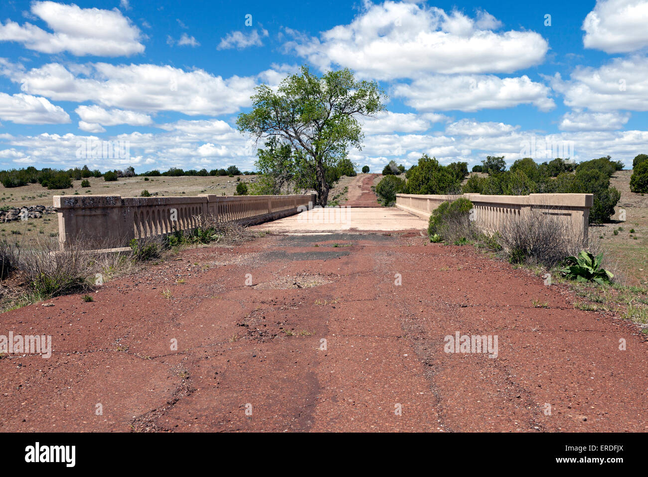 Partridge Creek Bridge along an abandoned section of Route 66 west of ...