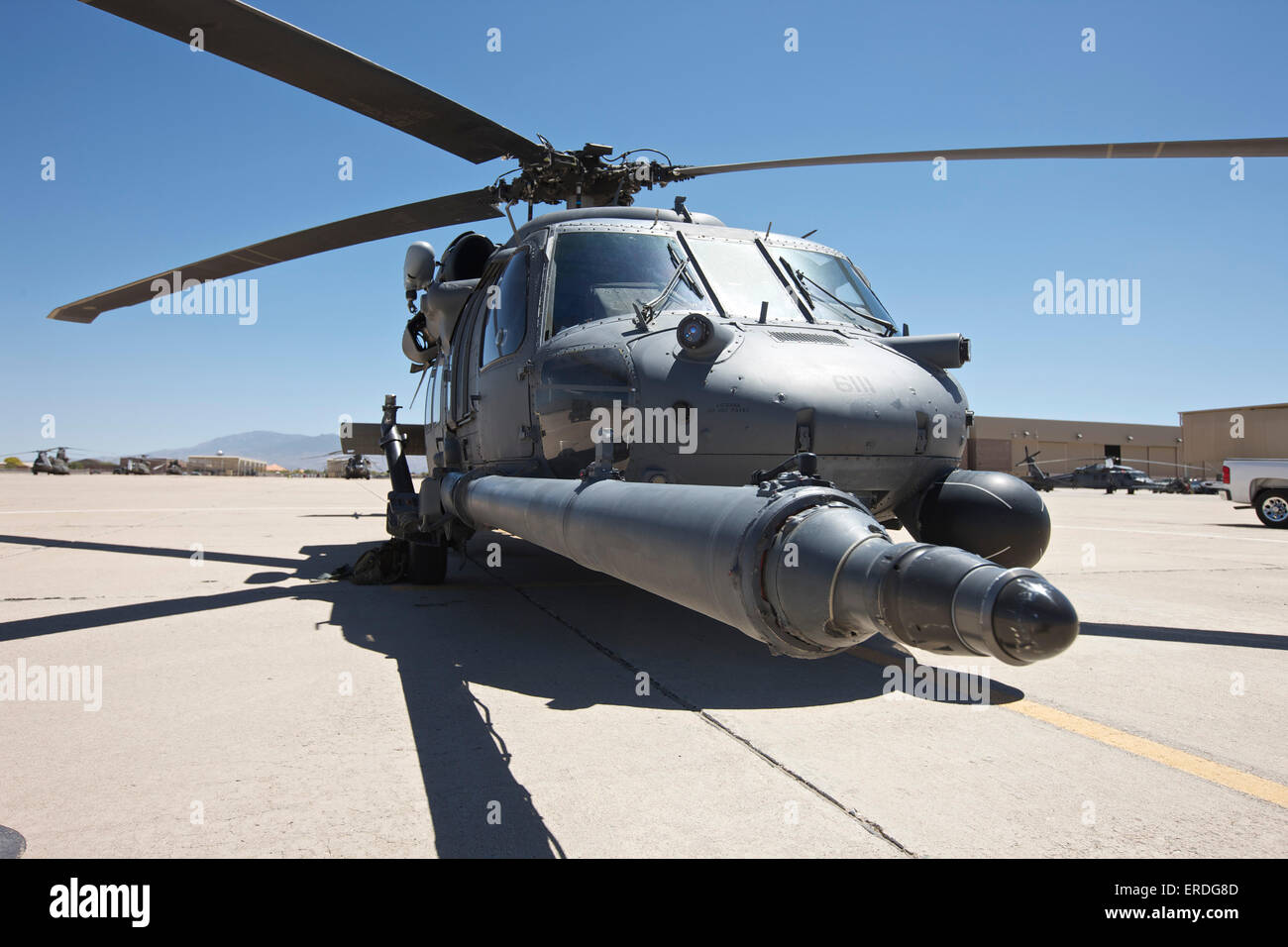 Front view of a HH-60G Pave Hawk helicopter at Davis-Monthan Air Force ...