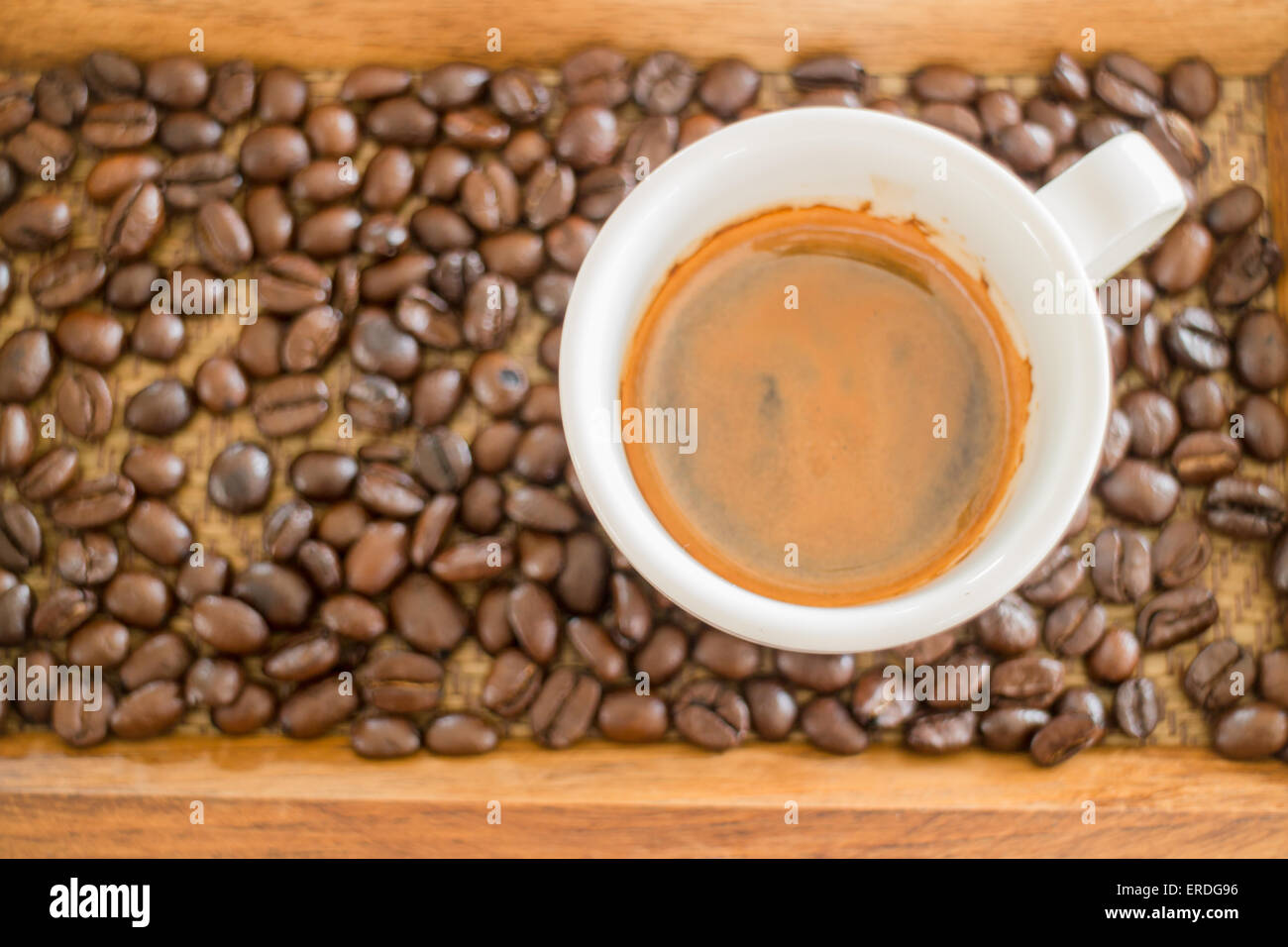 Perfect shot of hot espresso, stock photo Stock Photo - Alamy