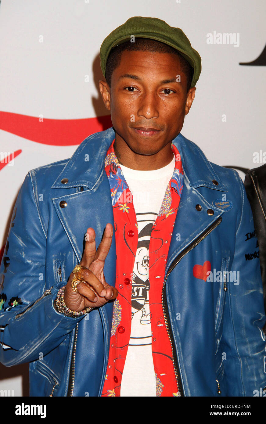 New York, USA. 1st June, 2015. Singer PHARRELL WILLIAMS attends the ...