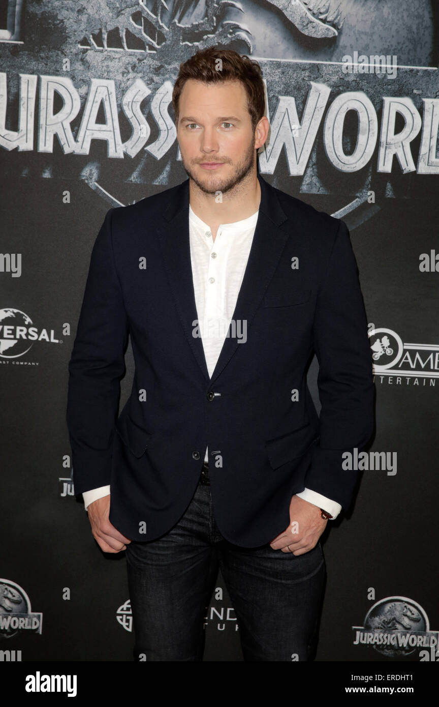 June 01, 2015.- American actor Chris Pratt during the photocall for his ...