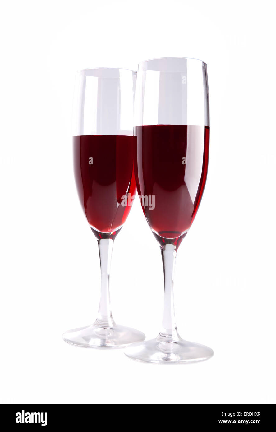 Christmas red wine two Cut Out Stock Images & Pictures - Alamy