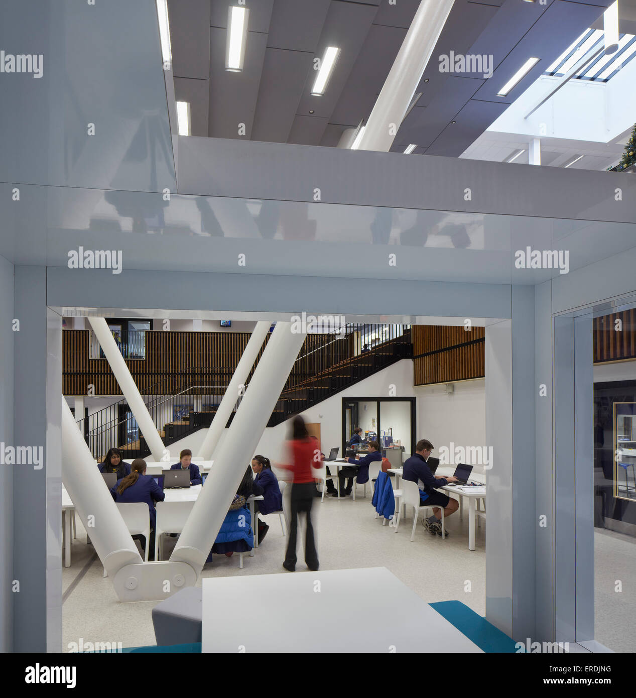 Open plan learning zone in central area. South Wolverhampton & Bilston ...