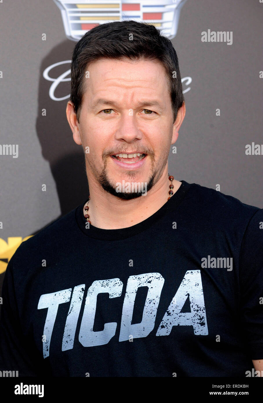 Mark Wahlberg at the Los Angeles premiere of 'Entourage' held at the ...