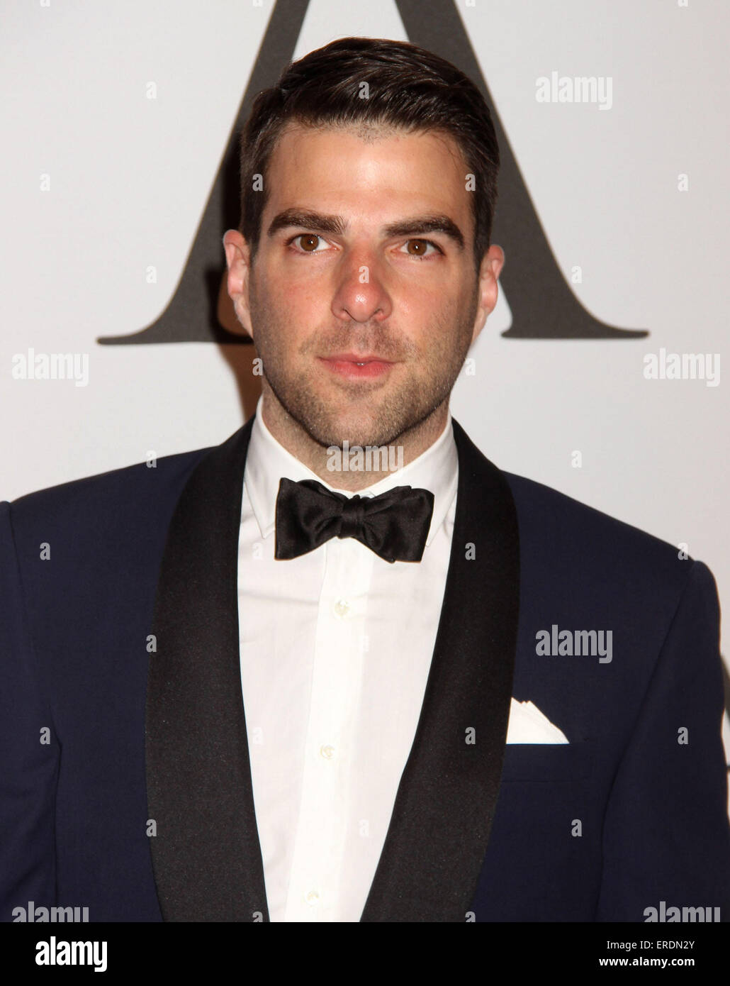 New York, USA. 1st June, 2015. ZACH QUINTO attends the 2015 CFDA ...