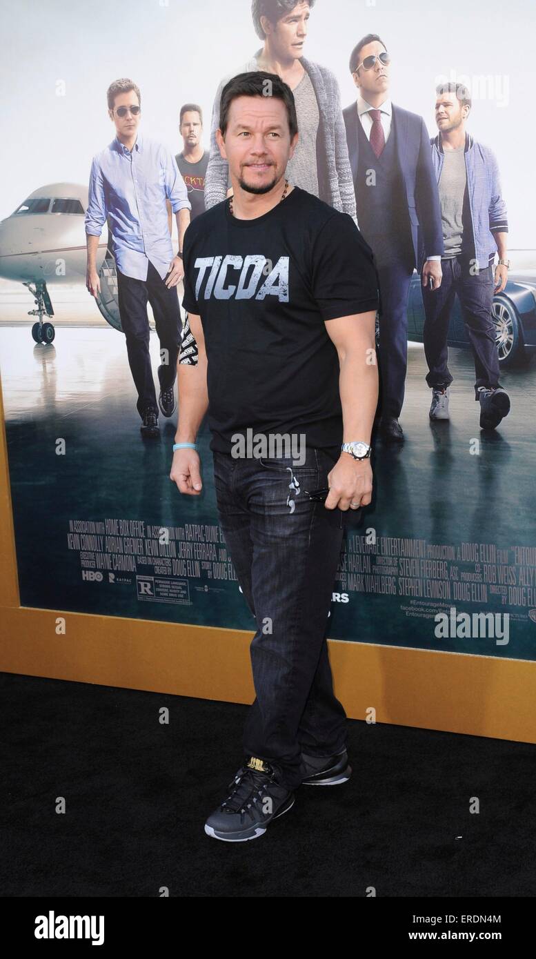 Los Angeles, CA, USA. 1st June, 2015. Mark Wahlberg at arrivals for ...
