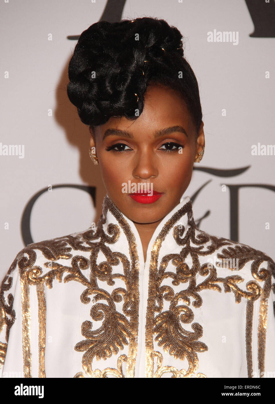 New York, USA. 1st June, 2015. Singer JANELLE MONAE attends the 2015 ...