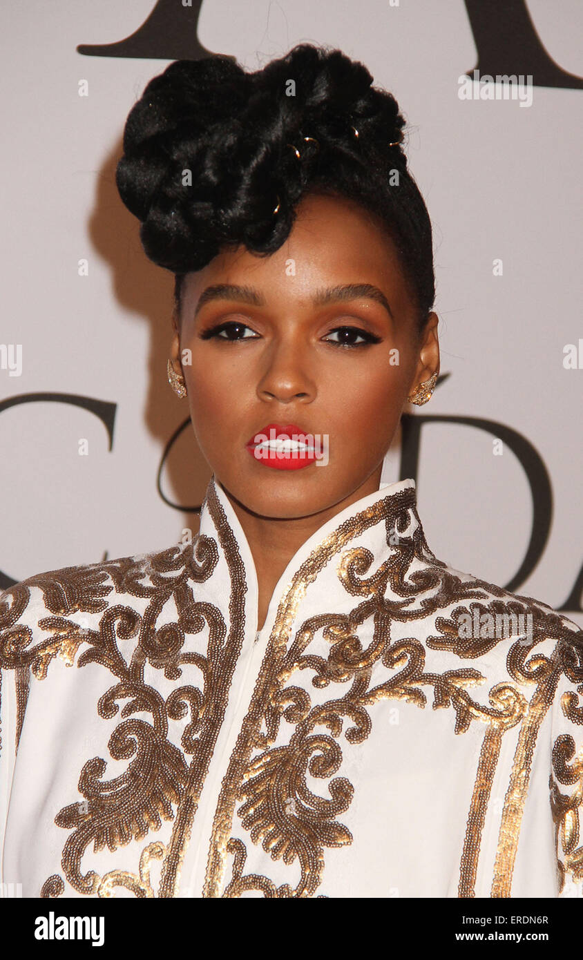 New York, USA. 1st June, 2015. Singer JANELLE MONAE attends the 2015 ...