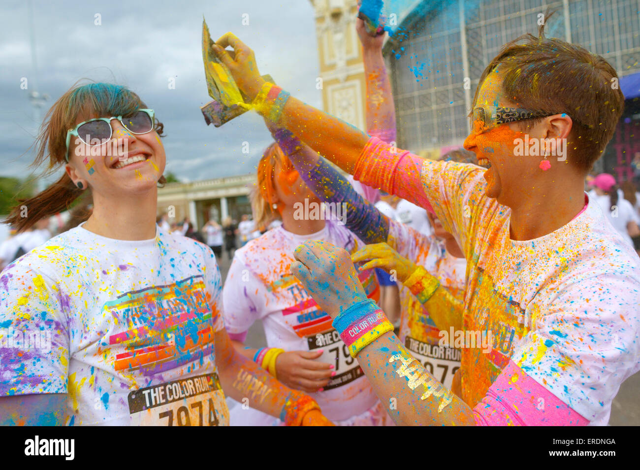 The Color Run Stock Photo - Alamy