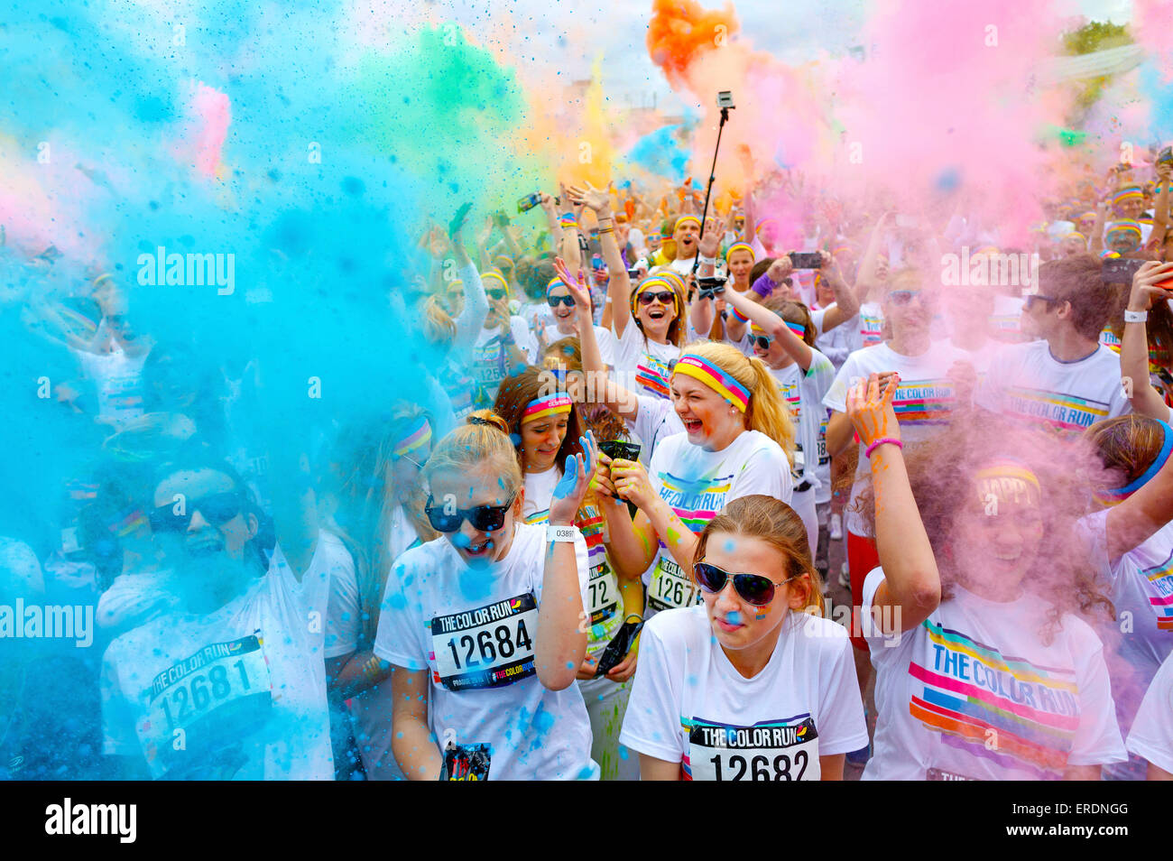 The Color Run Stock Photo - Alamy