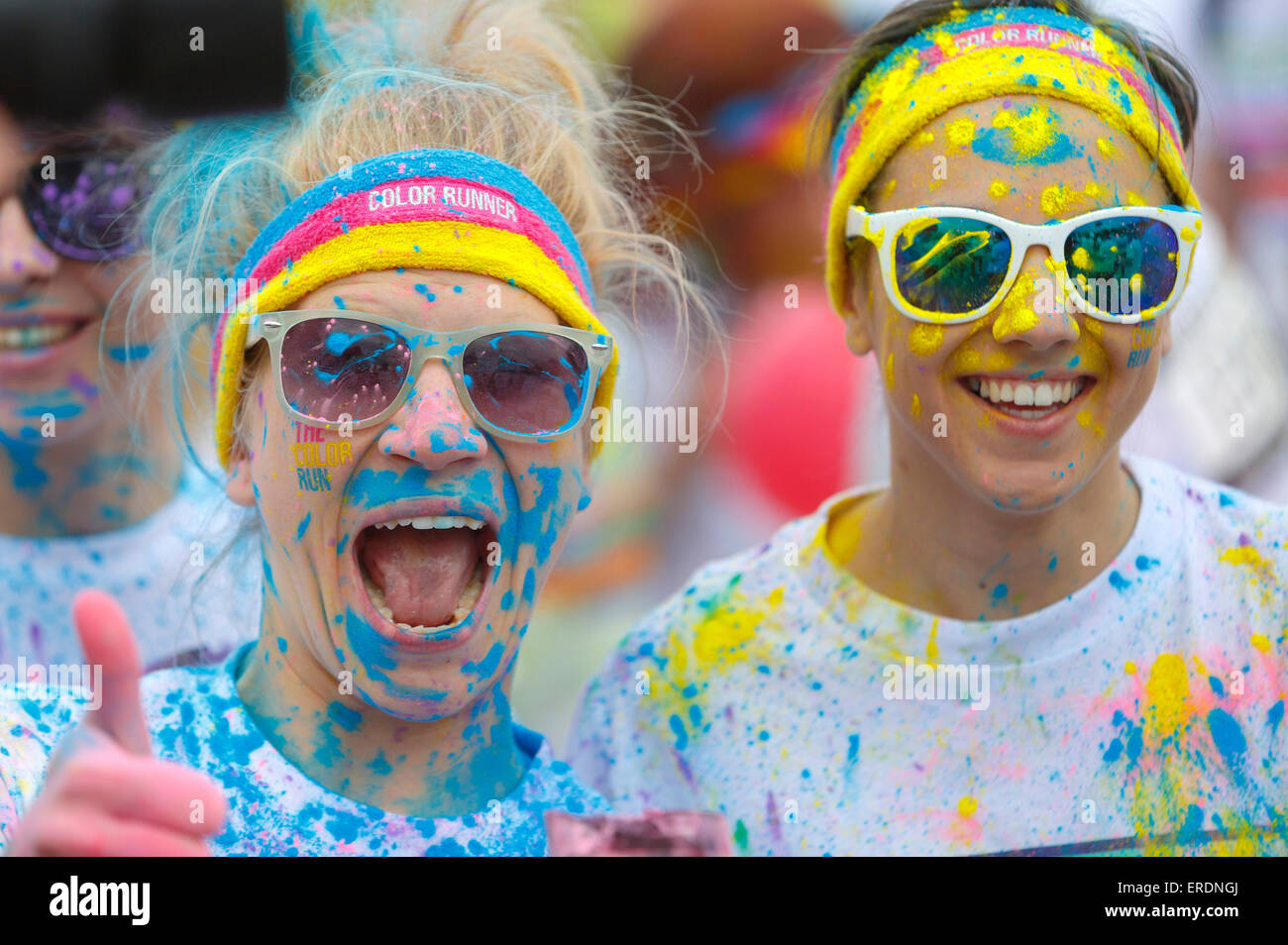The Color Run Stock Photo - Alamy