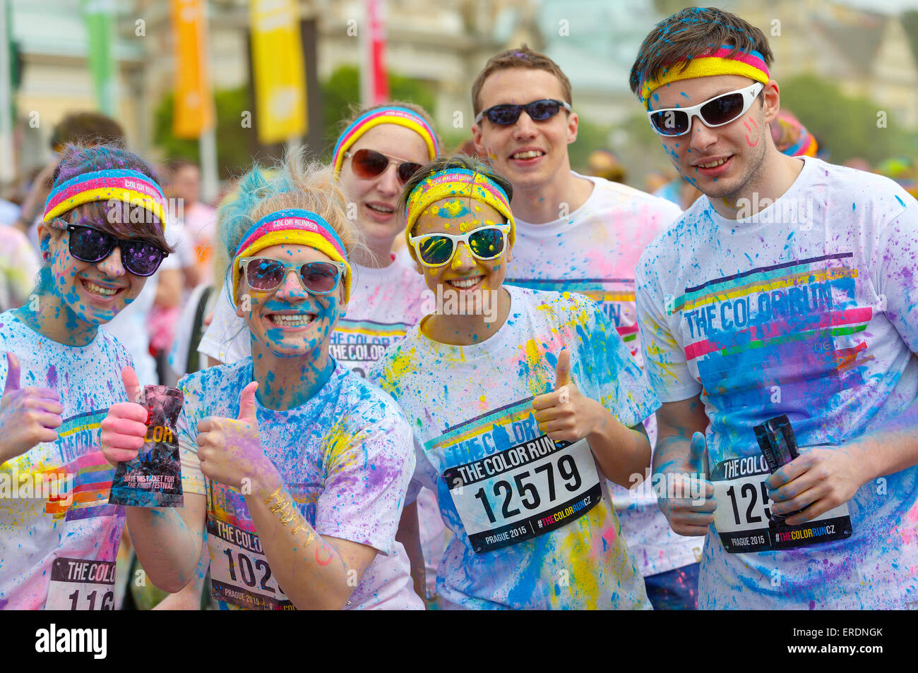 The Color Run Stock Photo - Alamy