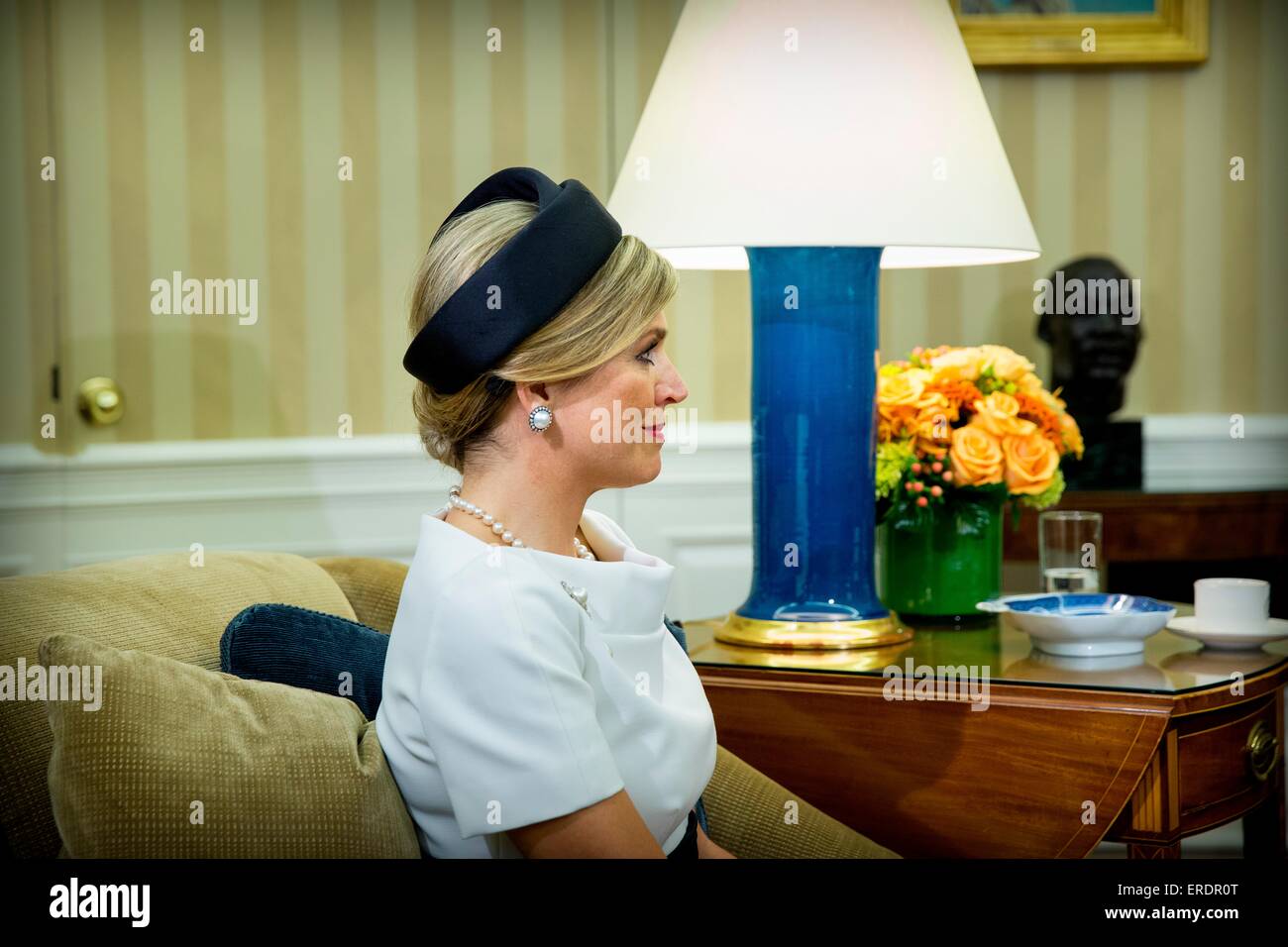 Queen Maxima of the Netherlands and husband visit President Barack ...