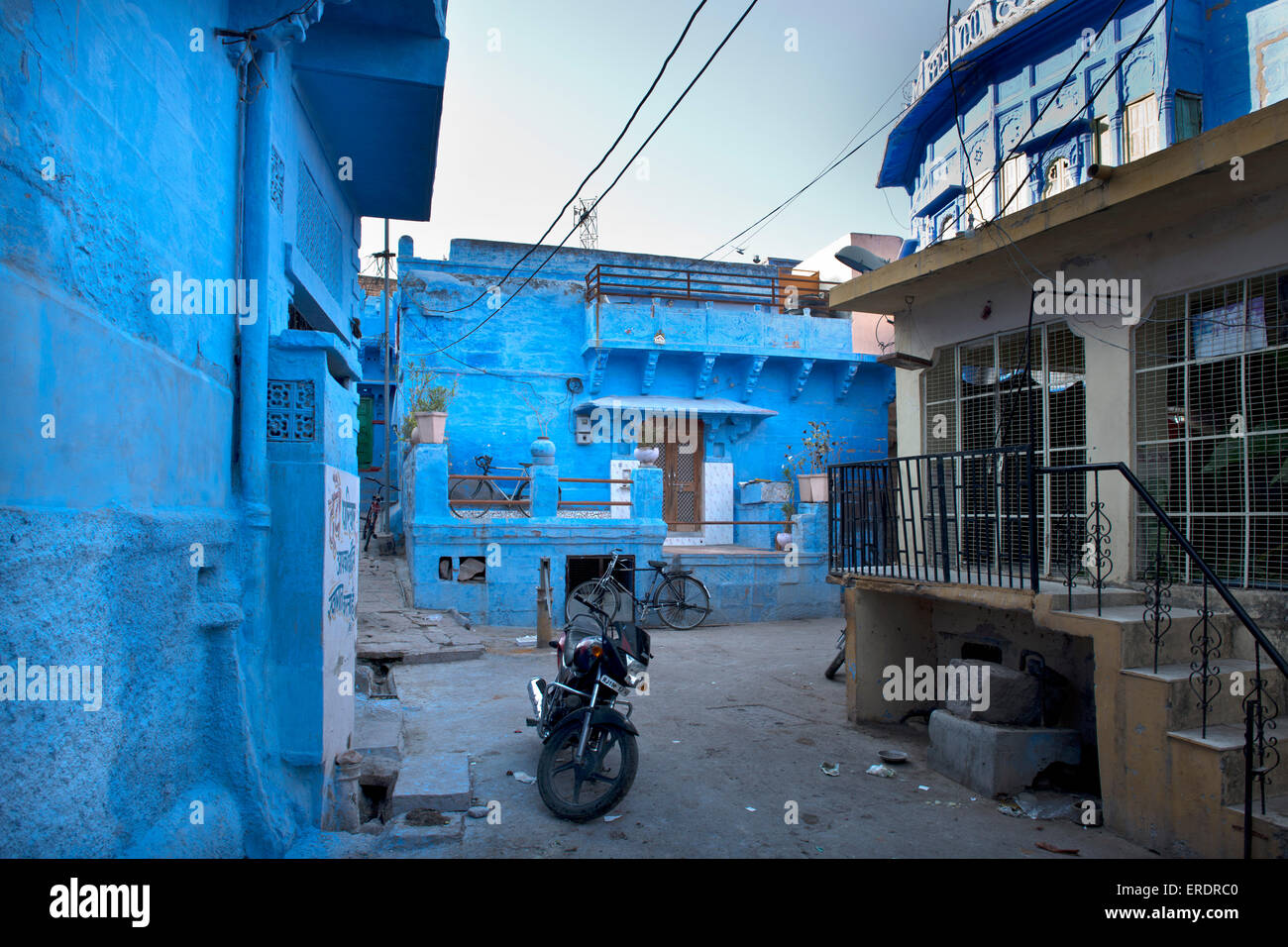 India, Rajasthan, Jodhpur, traditional house Stock Photo - Alamy