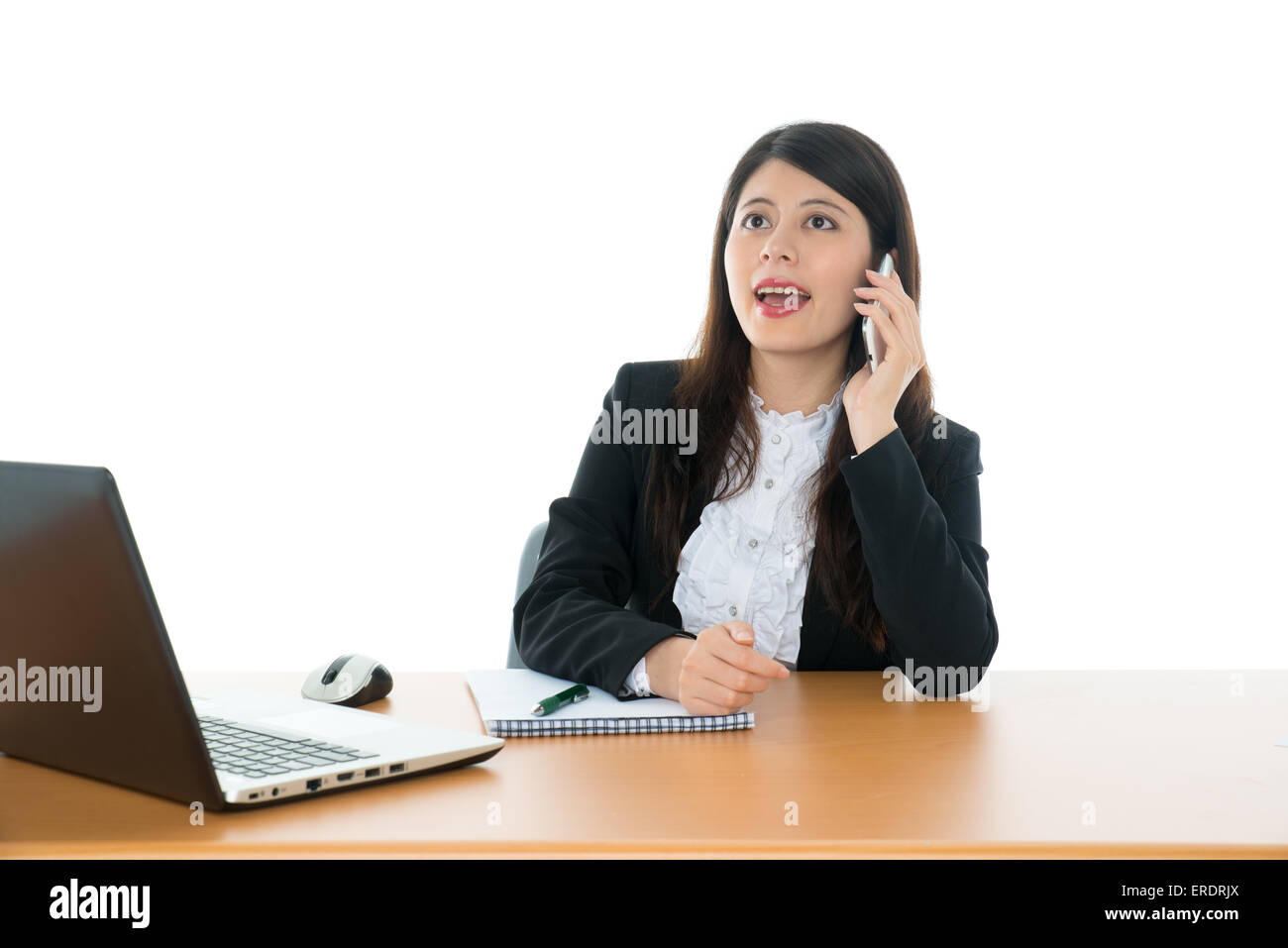 Office work loud talking phone hi-res stock photography and images - Alamy