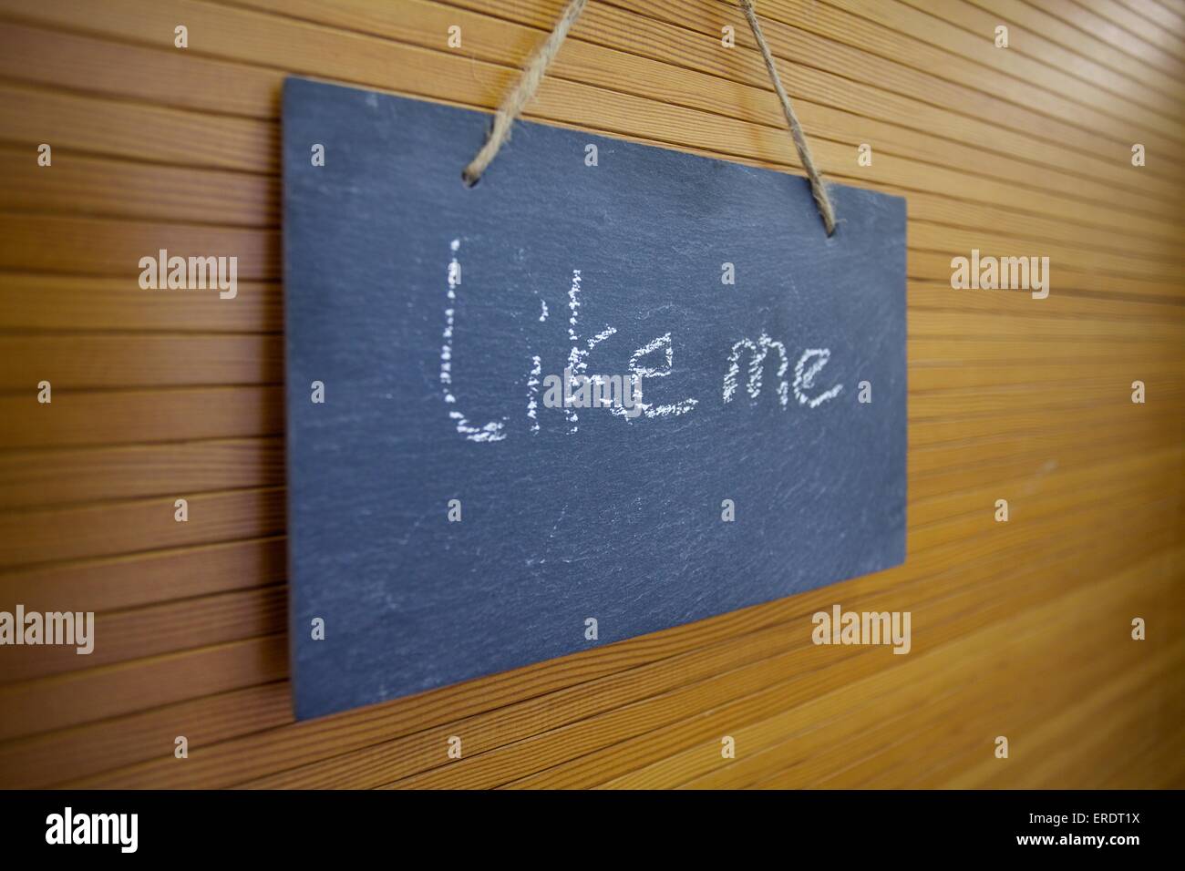 message on chalk board Stock Photo - Alamy