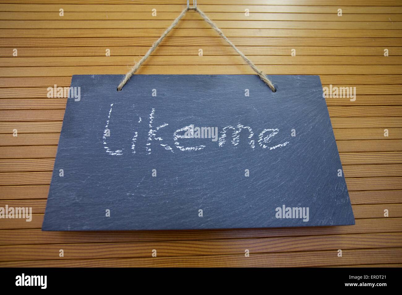 message on chalk board Stock Photo - Alamy