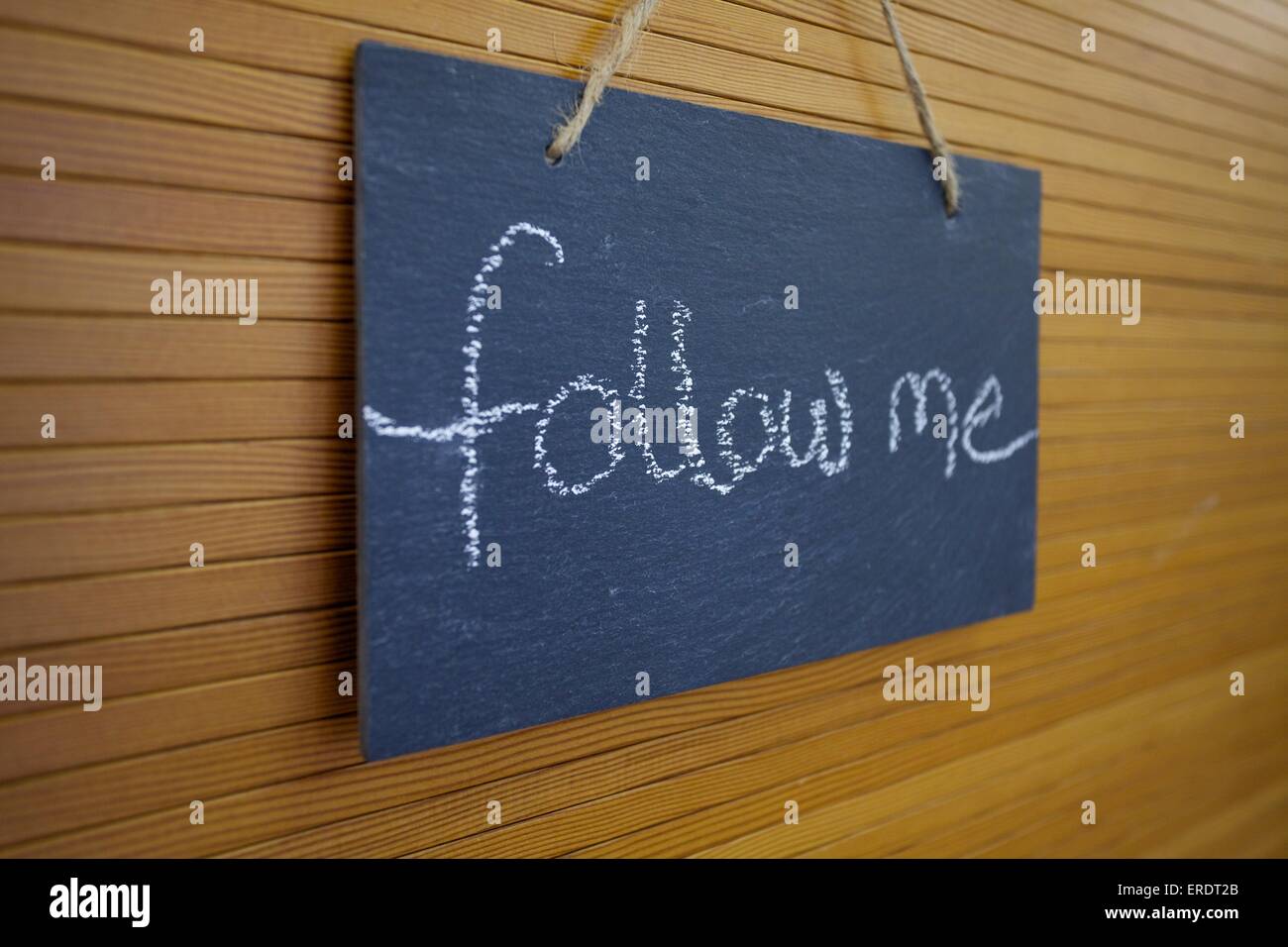 message on chalk board Stock Photo - Alamy