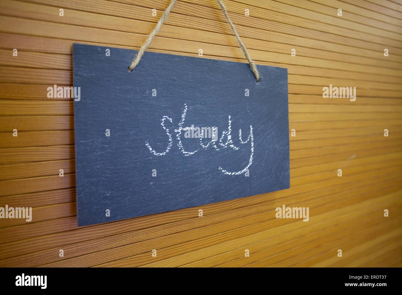 small chalk slate message board Stock Photo - Alamy