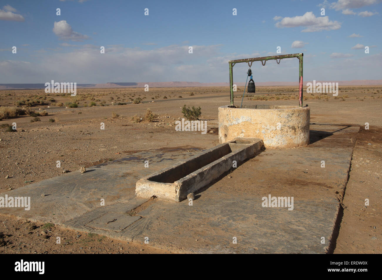 Water Well on Marra Plain Morocco Stock Photo - Alamy