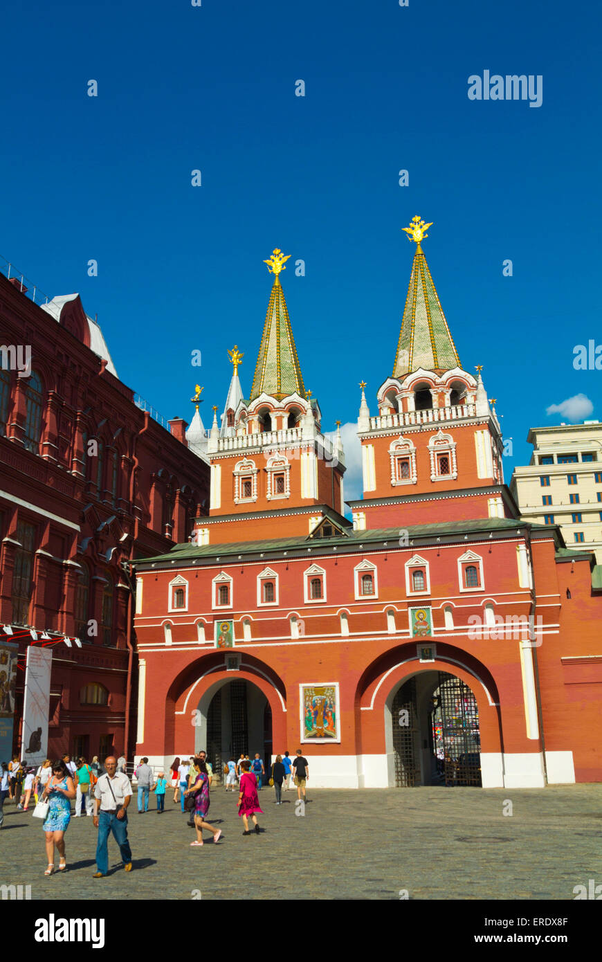 Resurrection Gate, Red Square, central Moscow, Russia, Europe Stock ...