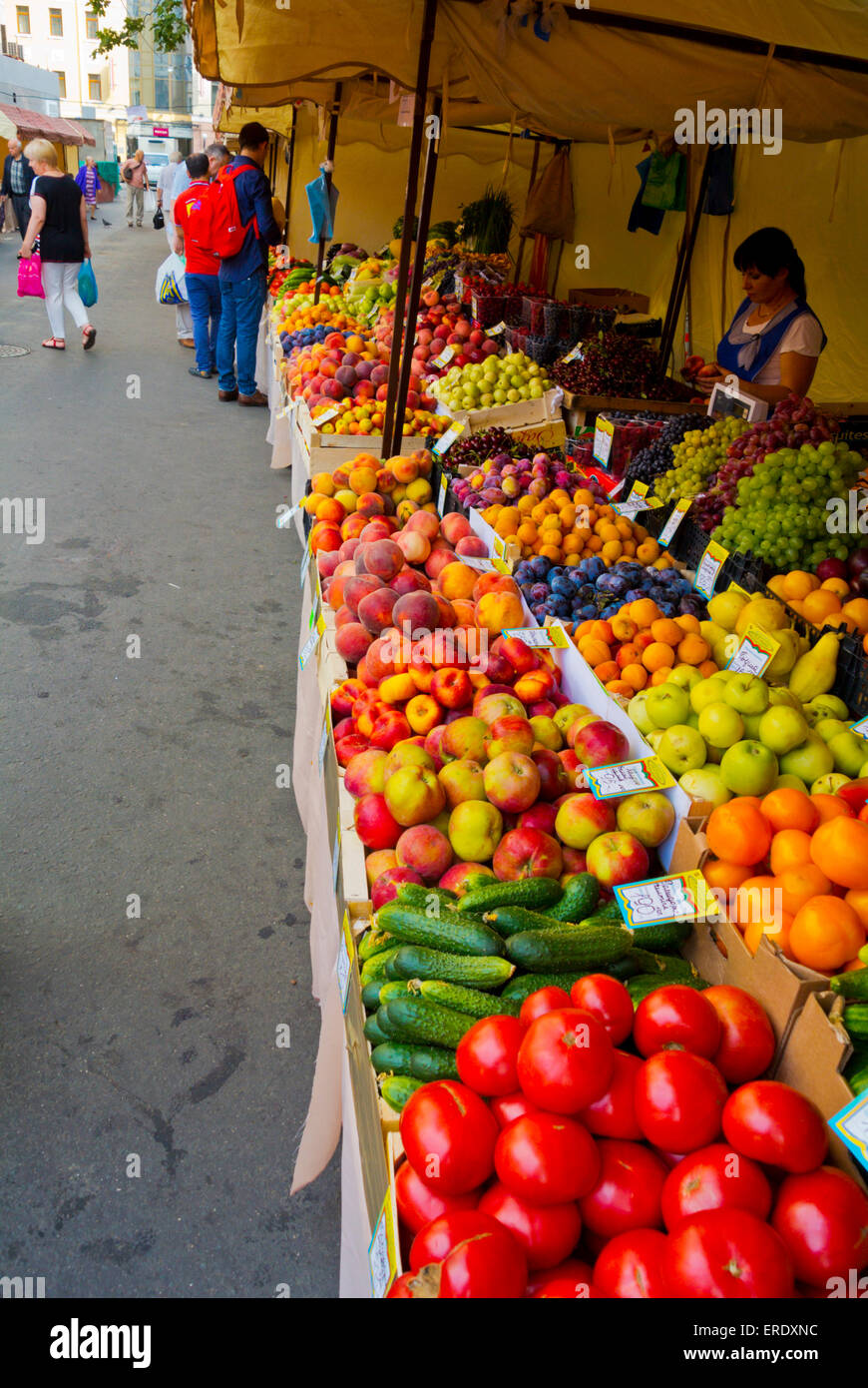 Moscow market shopping hi-res stock photography and images - Alamy