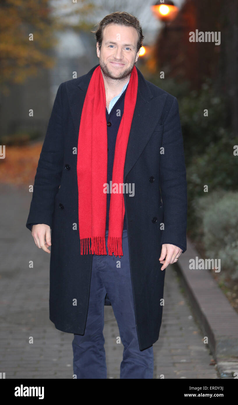 Rafe Spall outside the ITV studios Featuring: Rafe Spall Where: London ...