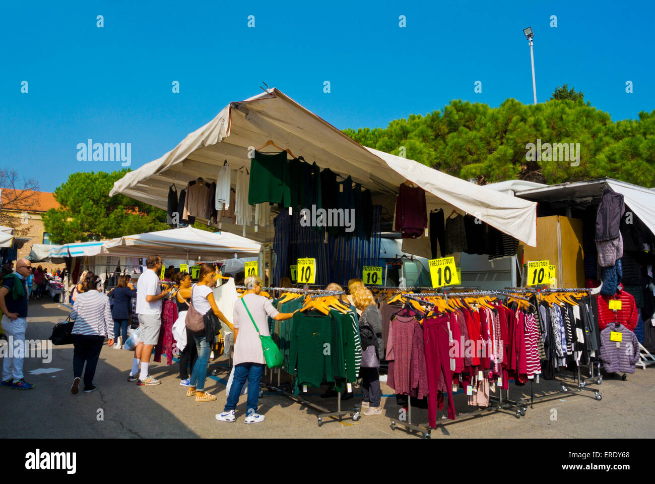 Market, Pesaro, Marche region, Italy Stock Photo - Alamy