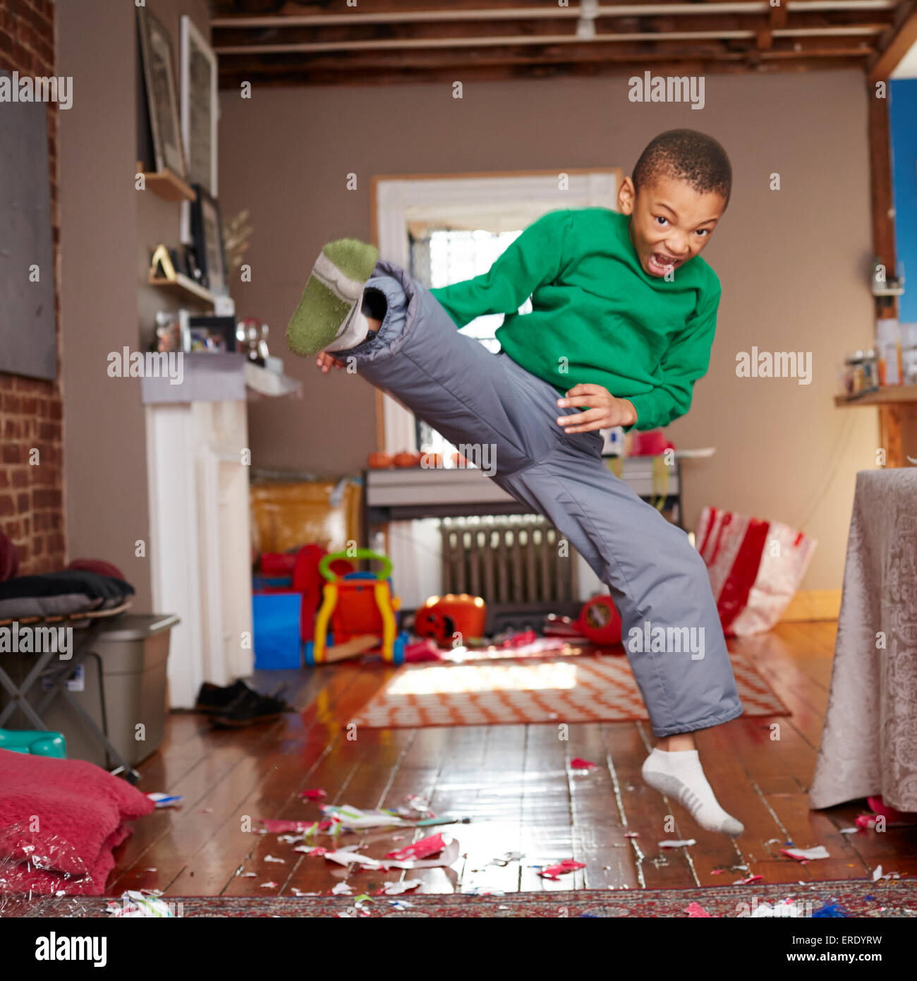 Karate kick hi-res stock photography and images - Alamy