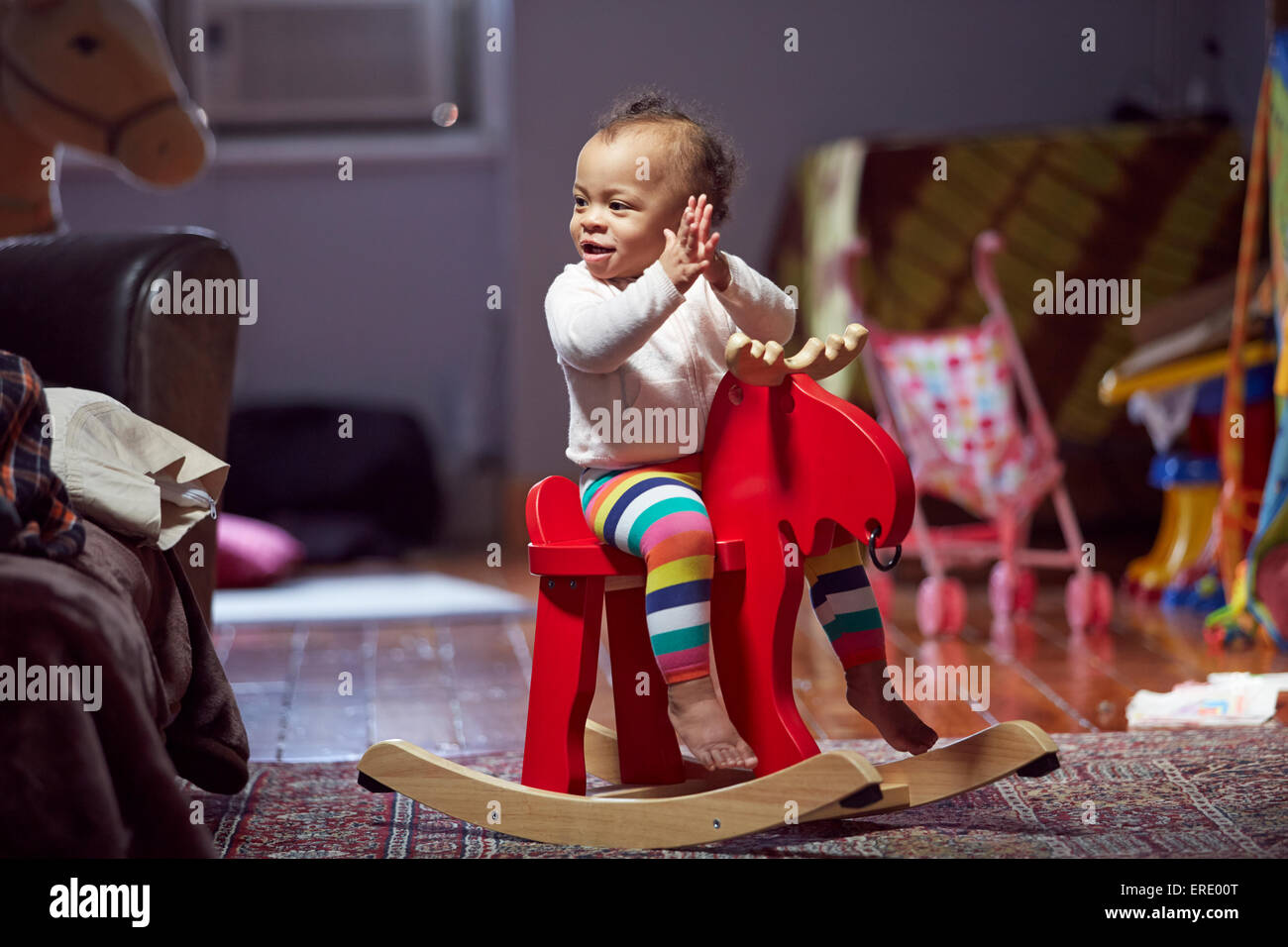 Baby rocking horse hi-res stock photography and images - Alamy