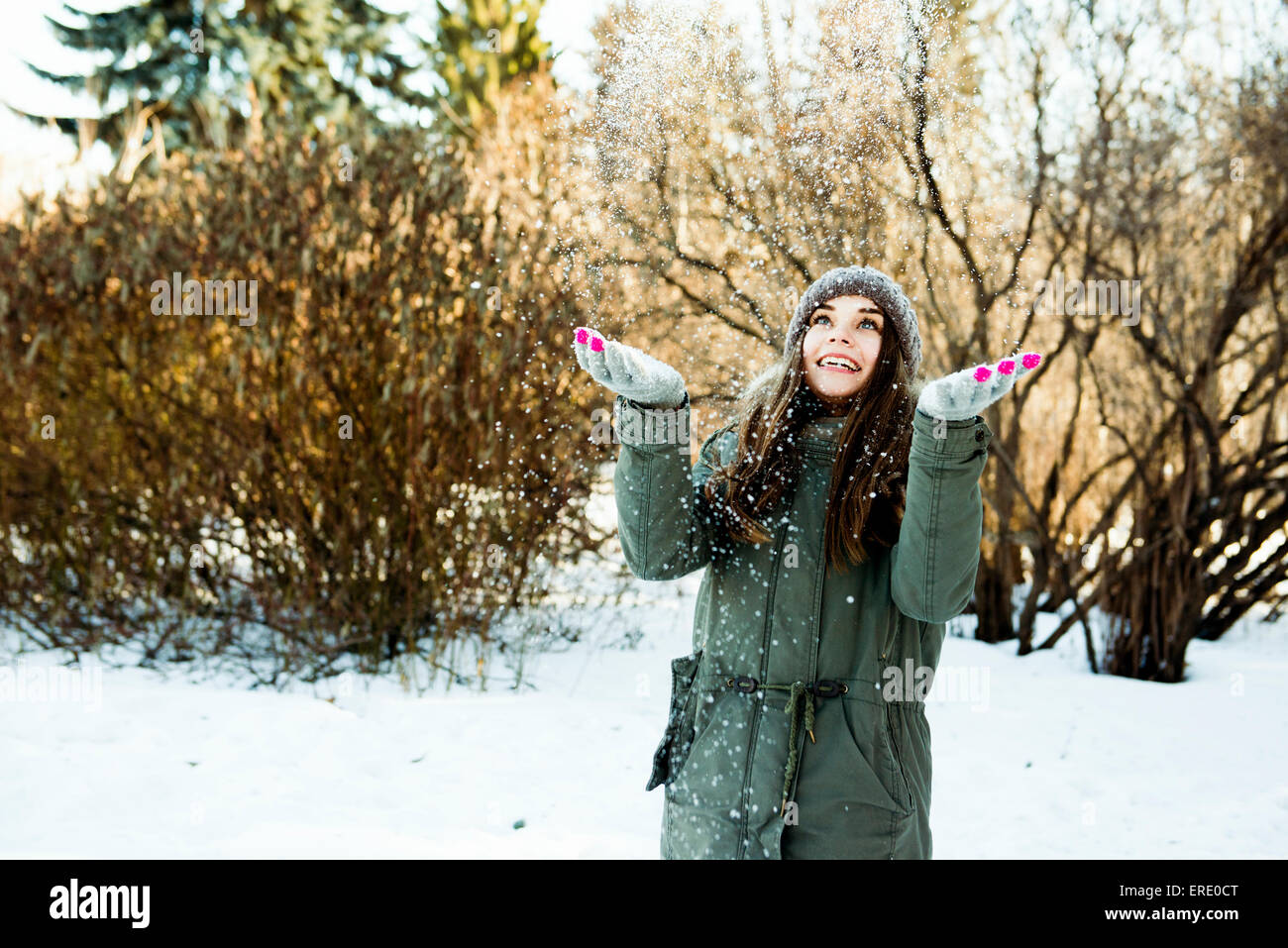 Snow field motion in winter hi-res stock photography and images - Alamy
