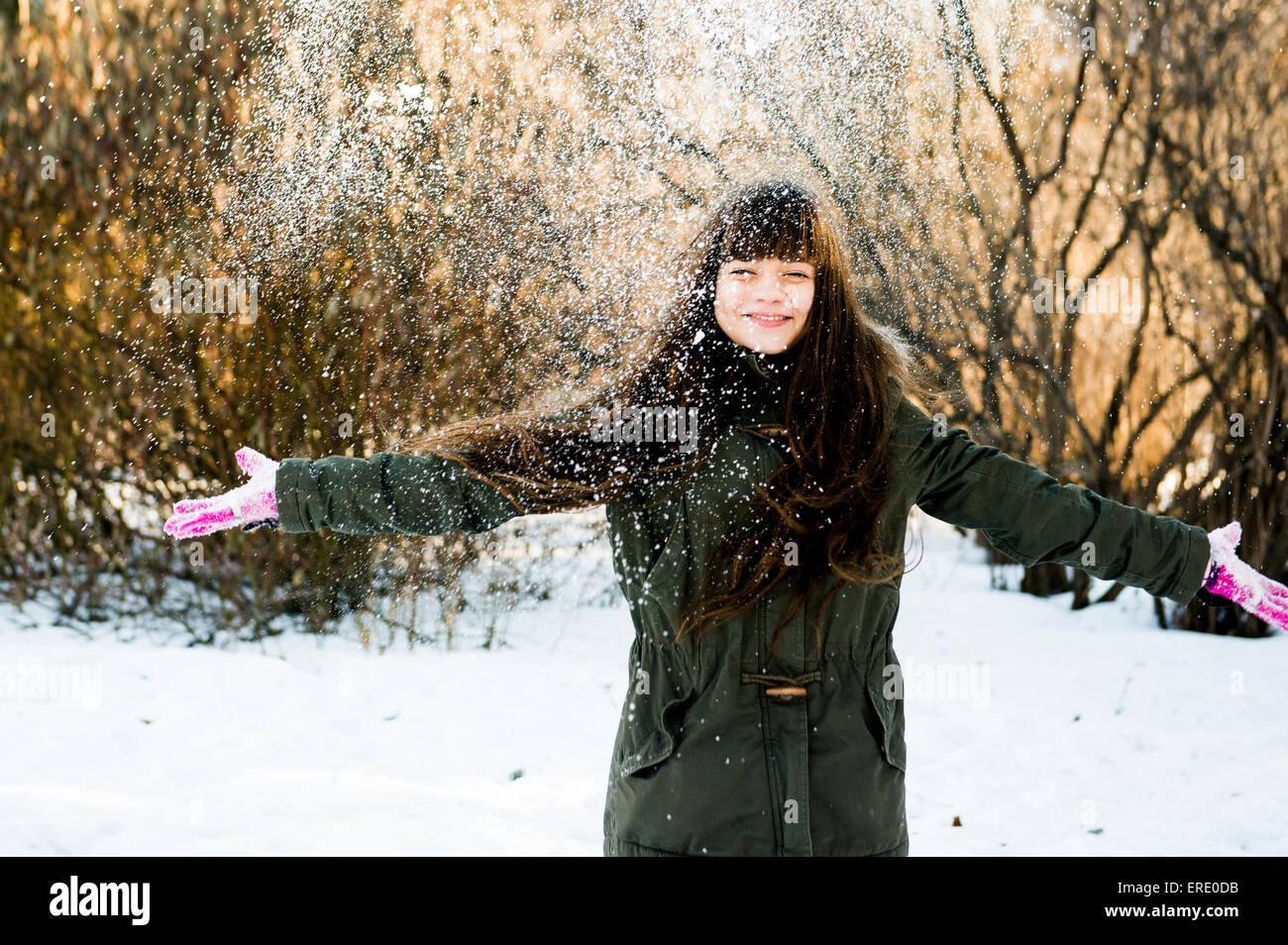 Snow field motion in winter hi-res stock photography and images - Alamy