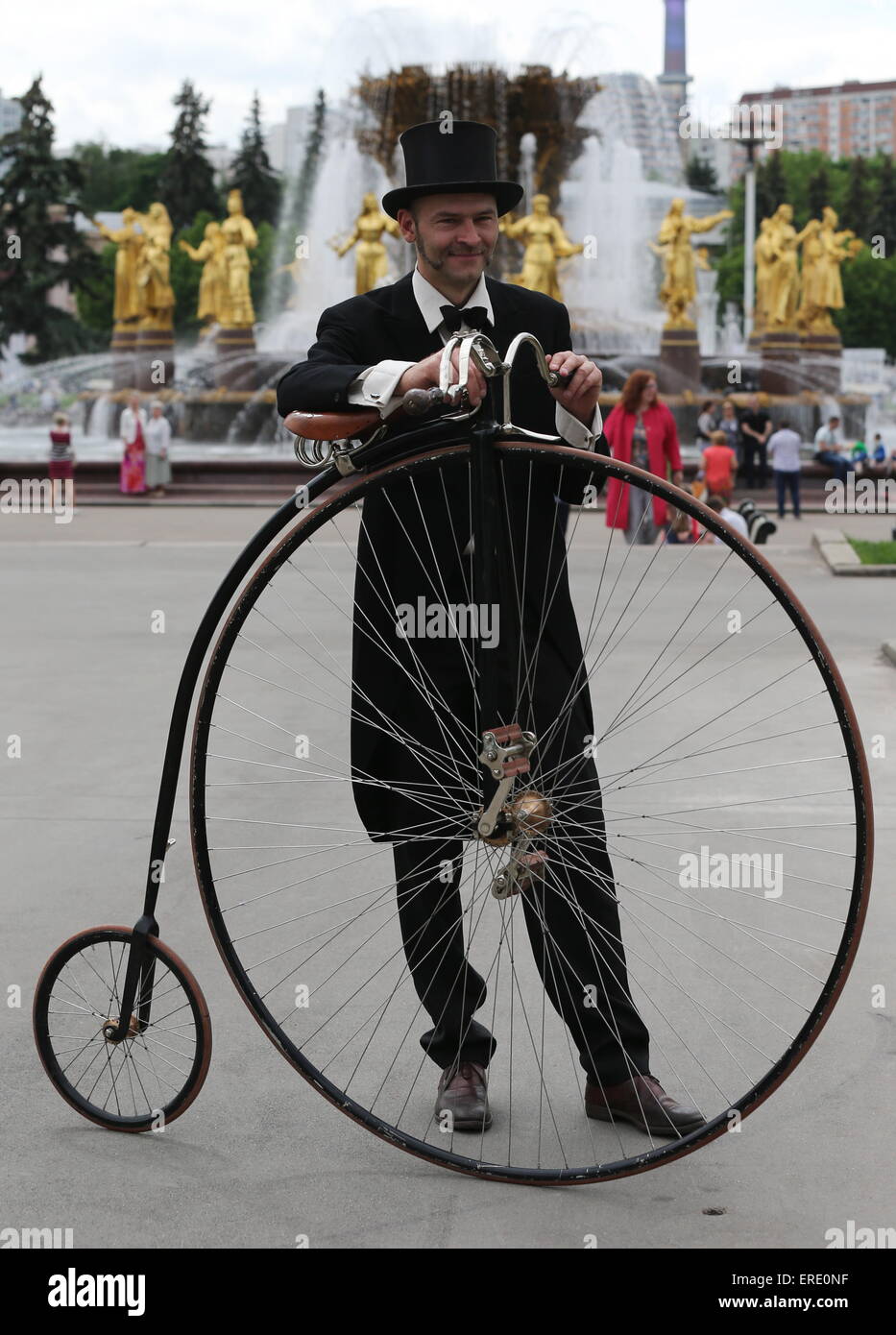 Penny Farthing Bicycle Historical Stock Photos & Penny Farthing Bicycle ...