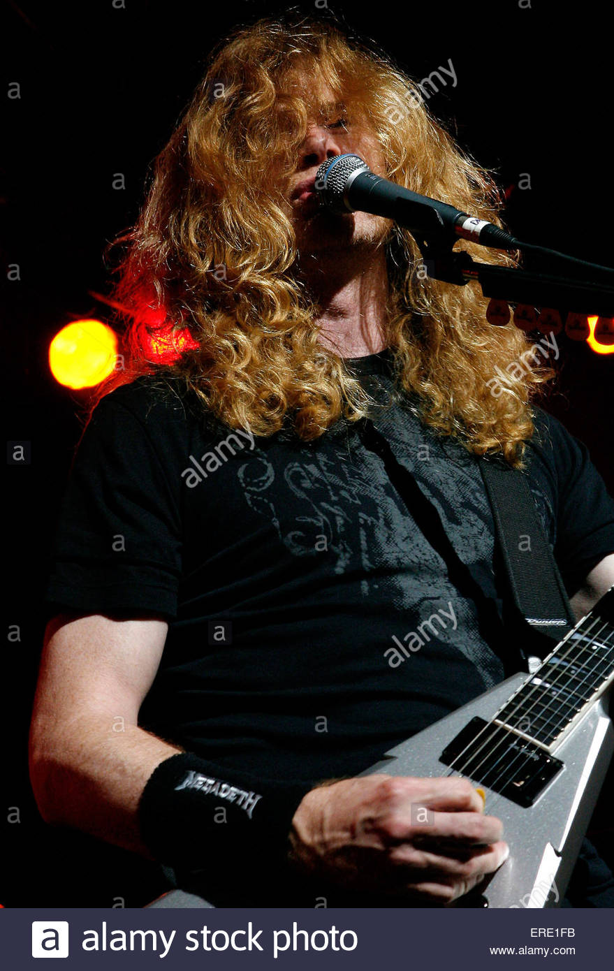 Dave Mustaine Megadeth Performing Live Stock Photos & Dave Mustaine ...