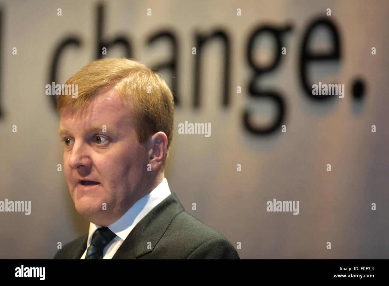 The Liberal Democrats leader Charles Kennedy addressing an election ...