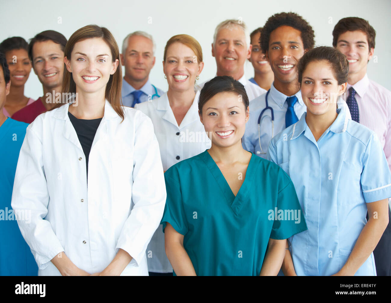 Portrait Of Medical Team Stock Photo - Alamy