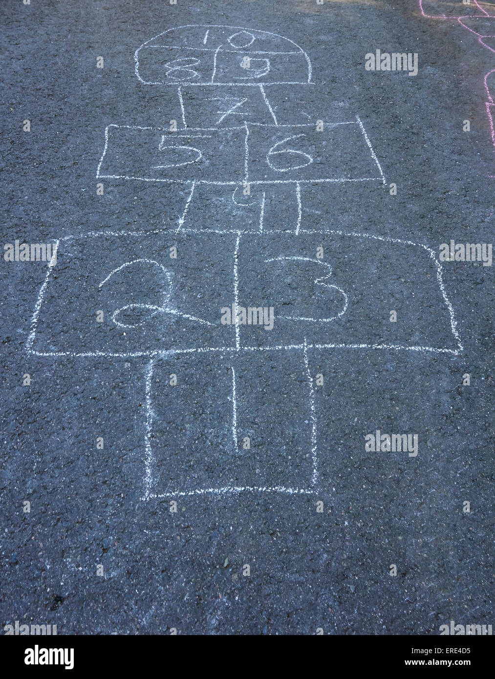 Hopscotch children hi-res stock photography and images - Alamy