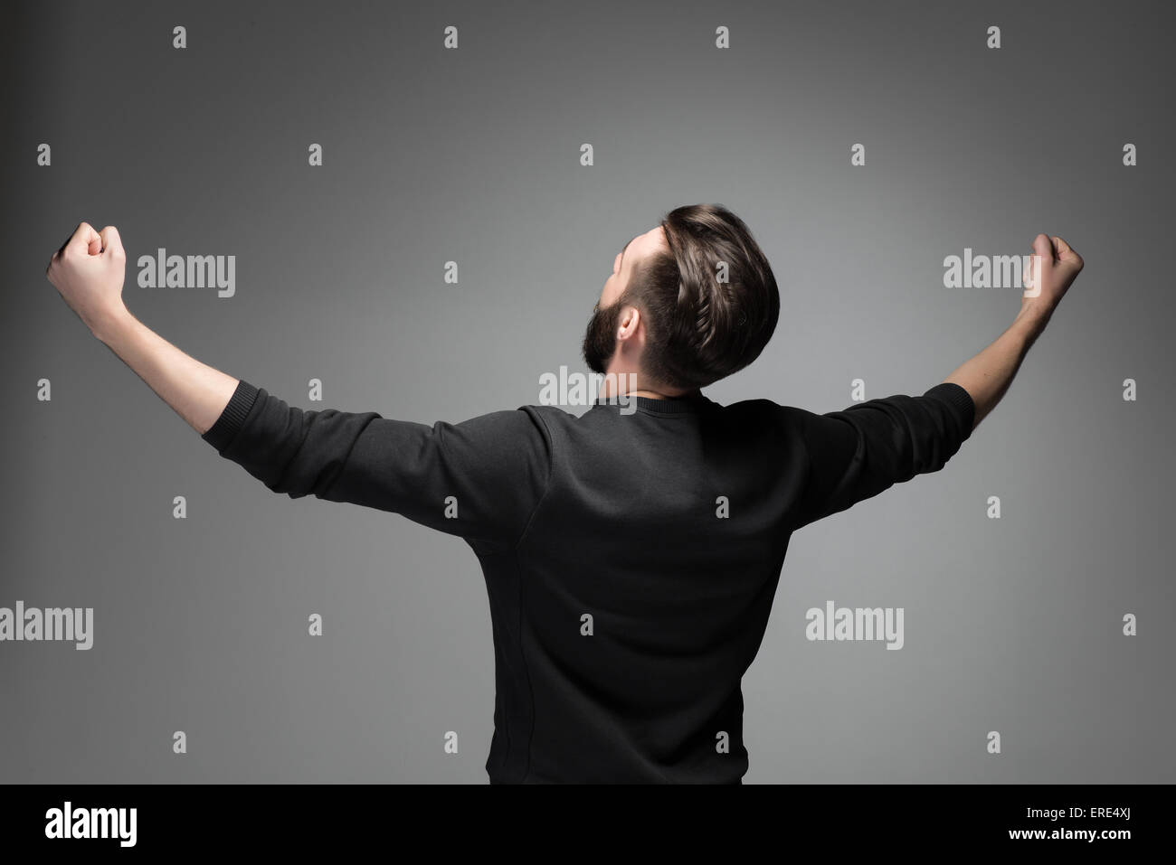 Arms behind back back view hi-res stock photography and images - Alamy