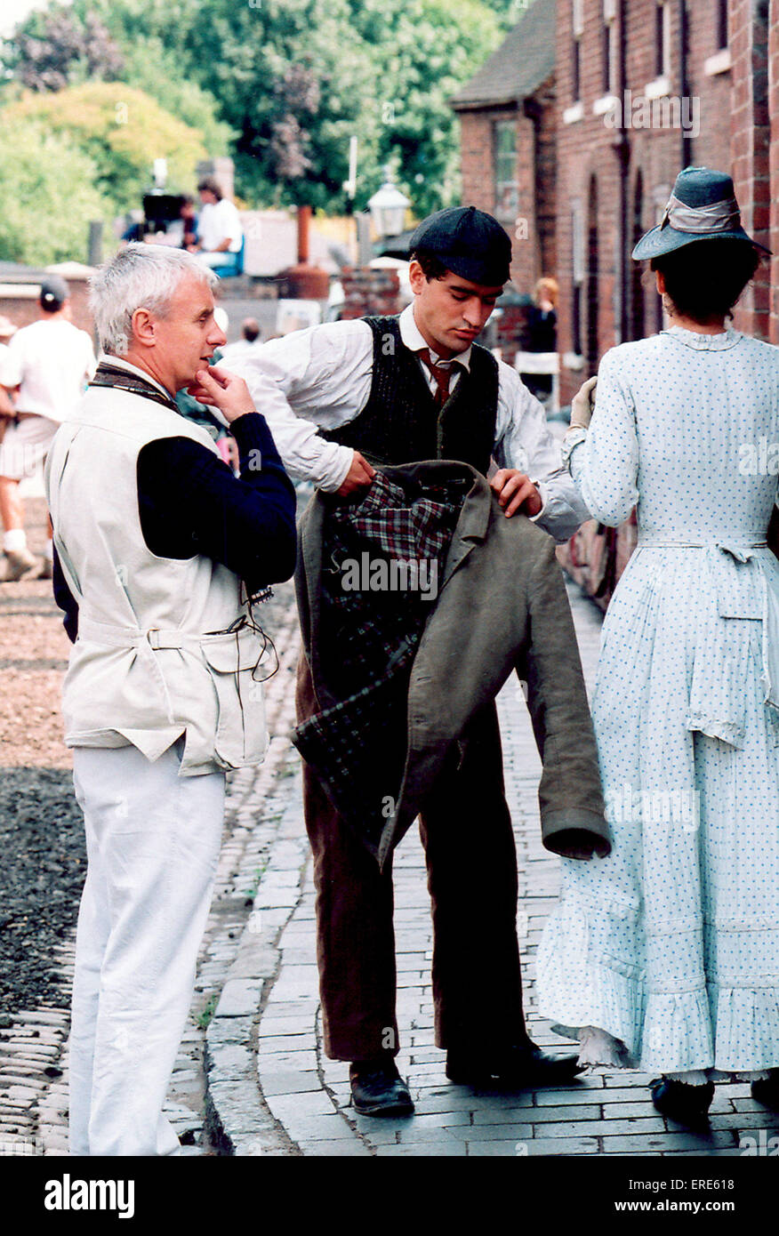 Director Christopher Menaul (left) with actor Ben Chaplin during the ...