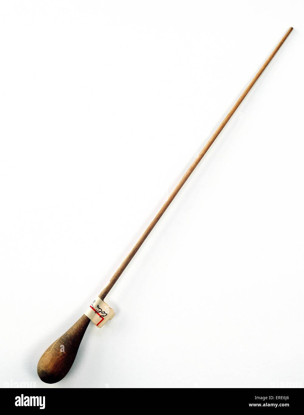 Baton belonging to Sir Colin Davis.: clipped at tip, splinter of wood ...